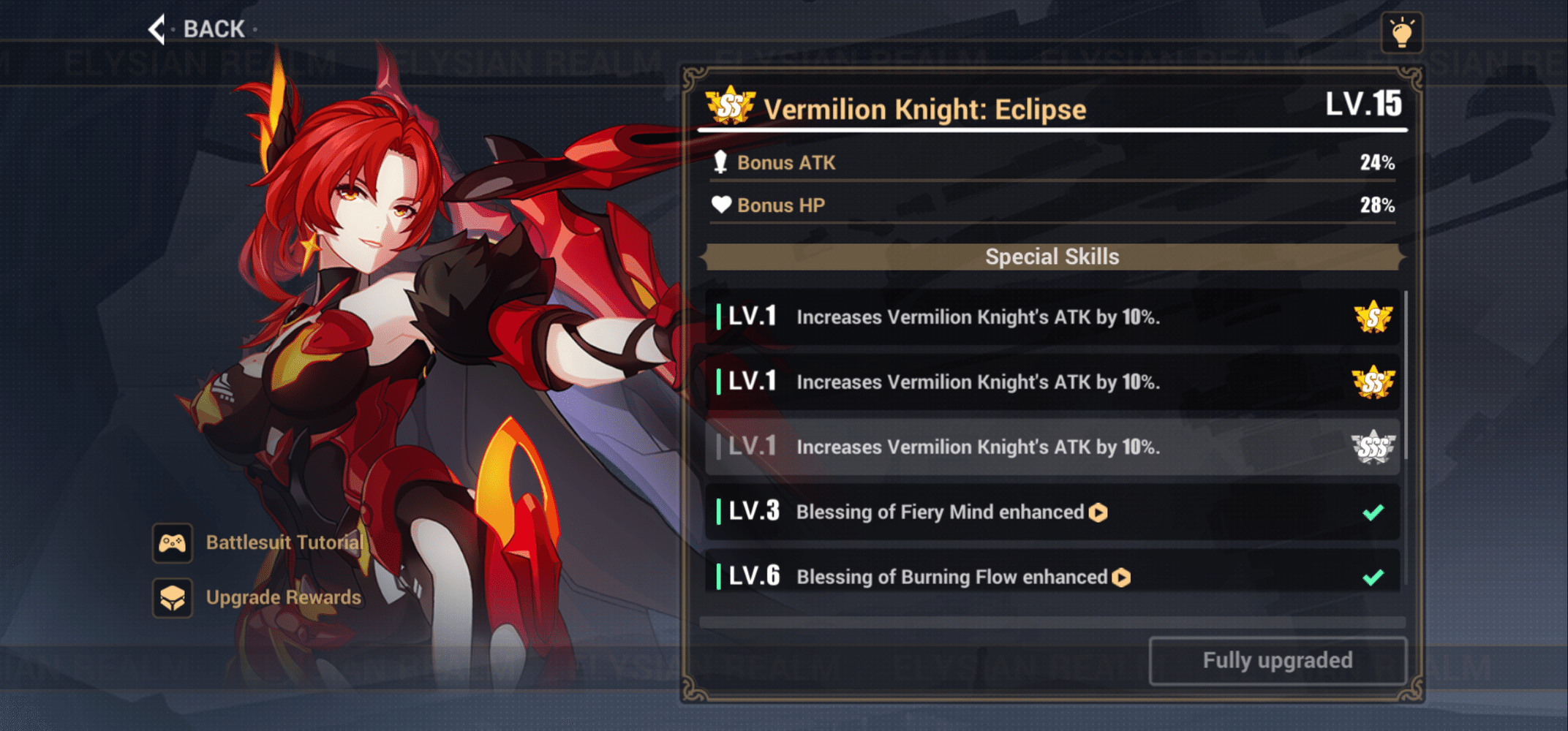 Elysian Realm Character Guide (Vermilion Knight: Eclipse) Honkai Impact 3rd | HoYoLAB