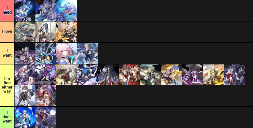 who i want in hsr Honkai: Star Rail | HoYoLAB