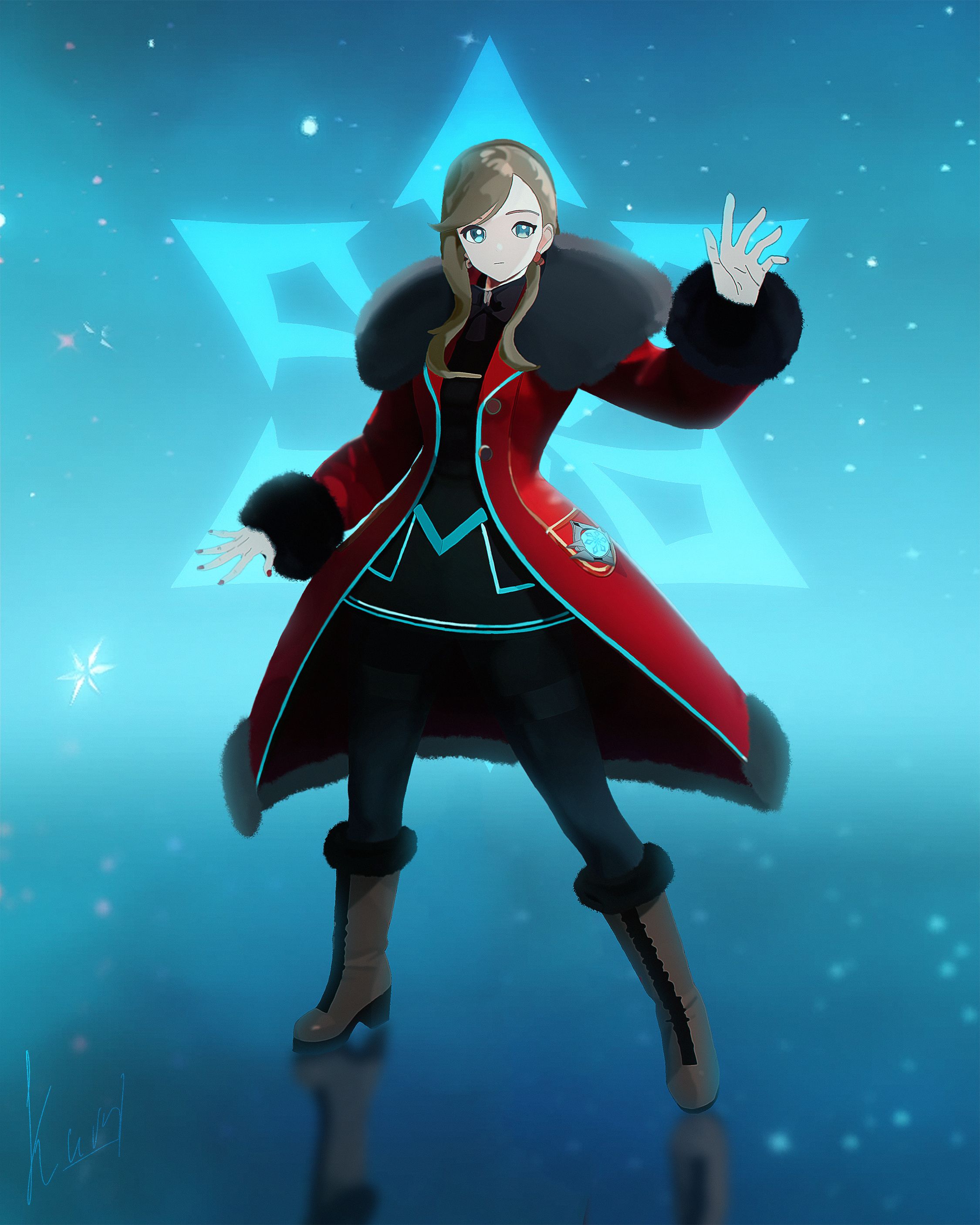 Playable Scarlett fan-art Genshin Impact | HoYoLAB