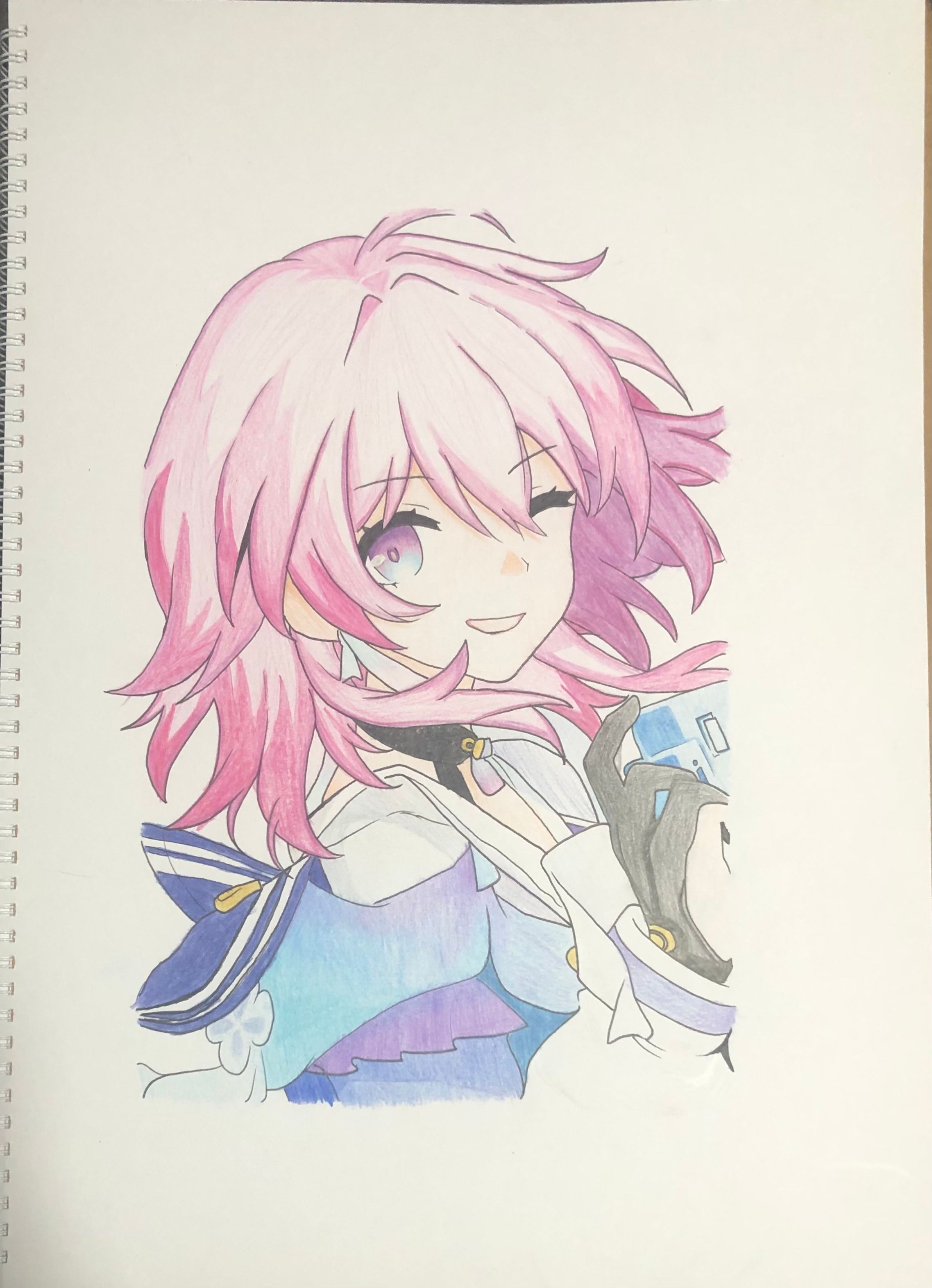 A March 7 drawing I did for Honkai: Star Rail’s official release ...