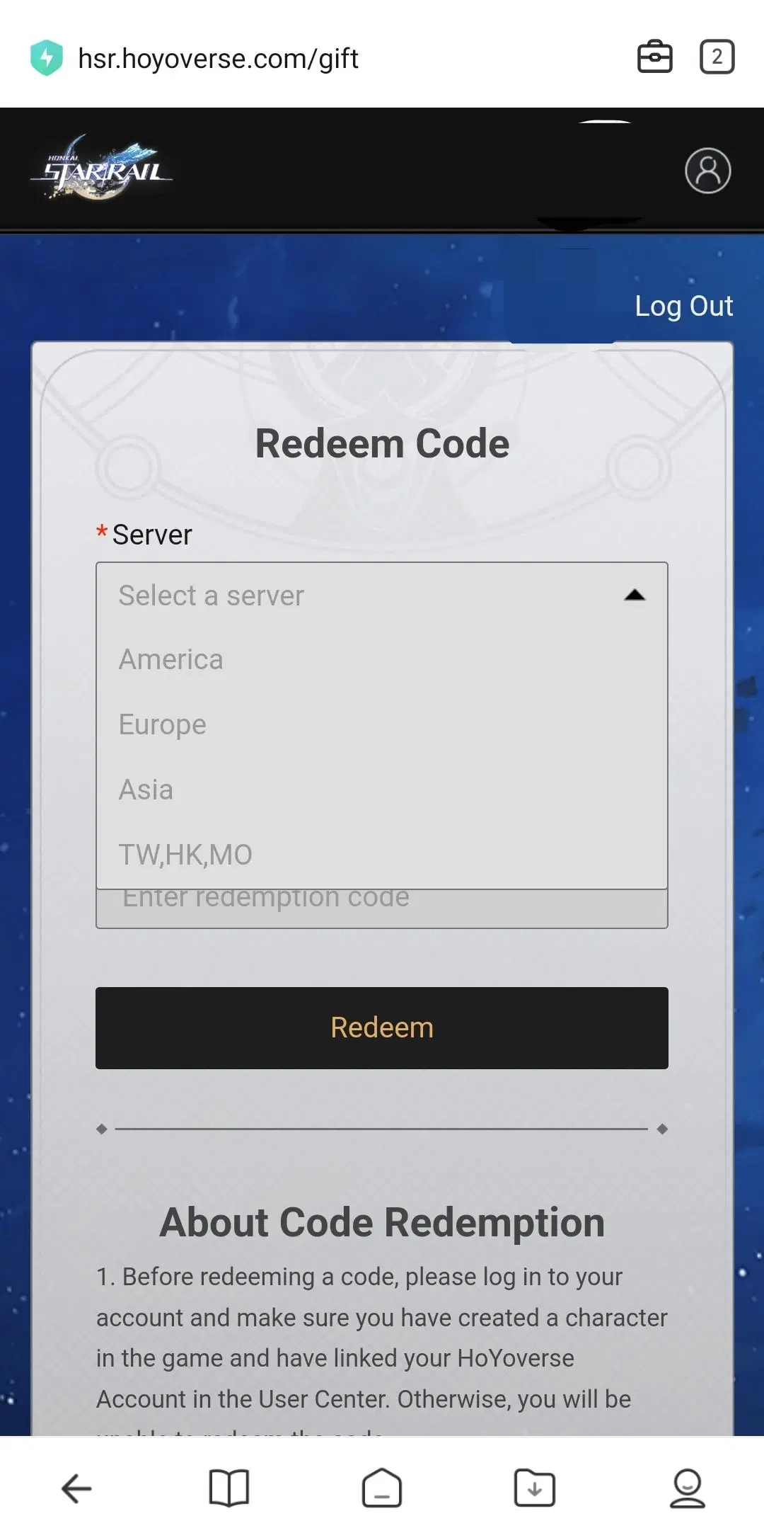 Code redemption site for HSR and release codes! Honkai: Star Rail | HoYoLAB