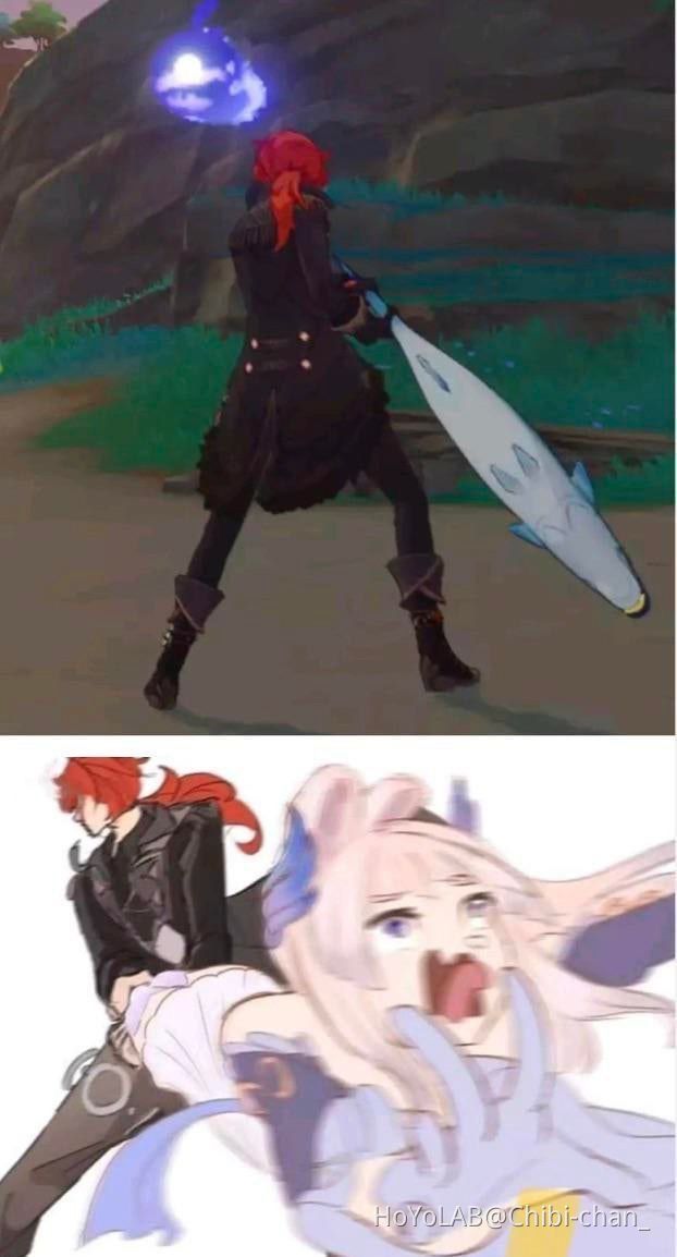 Some random shi** Genshin Impact | HoYoLAB