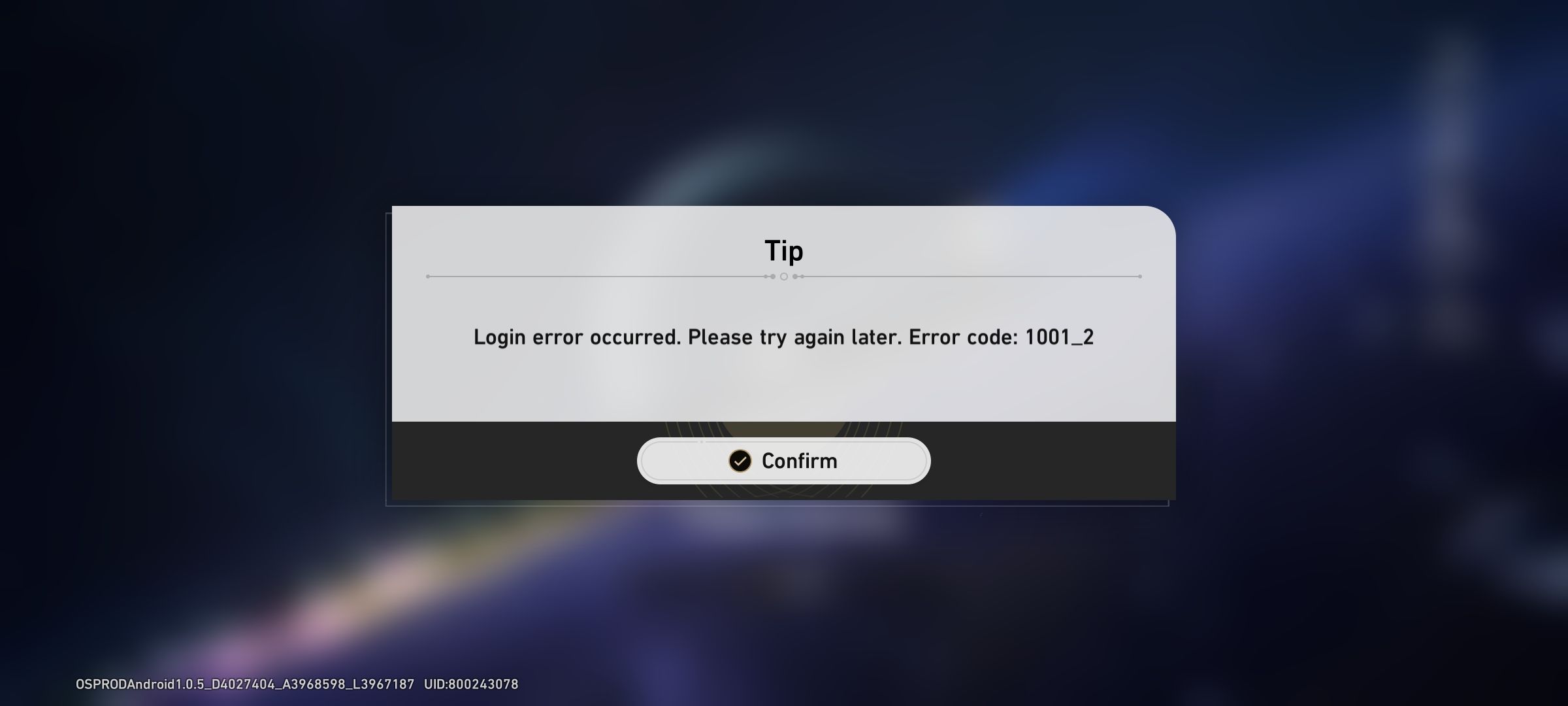 Unable to Login Honkai: Star Rail | HoYoLAB