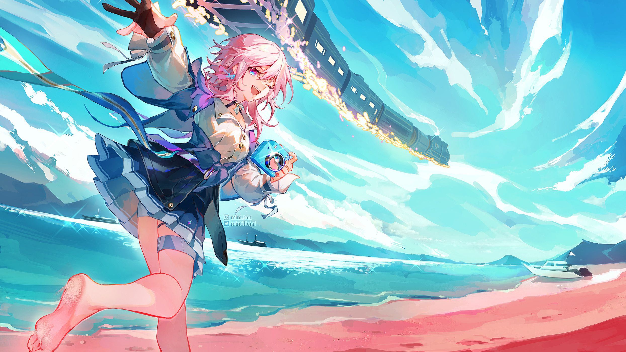 March 7th, reporting from the perfect getaway paradise! Honkai: Star ...