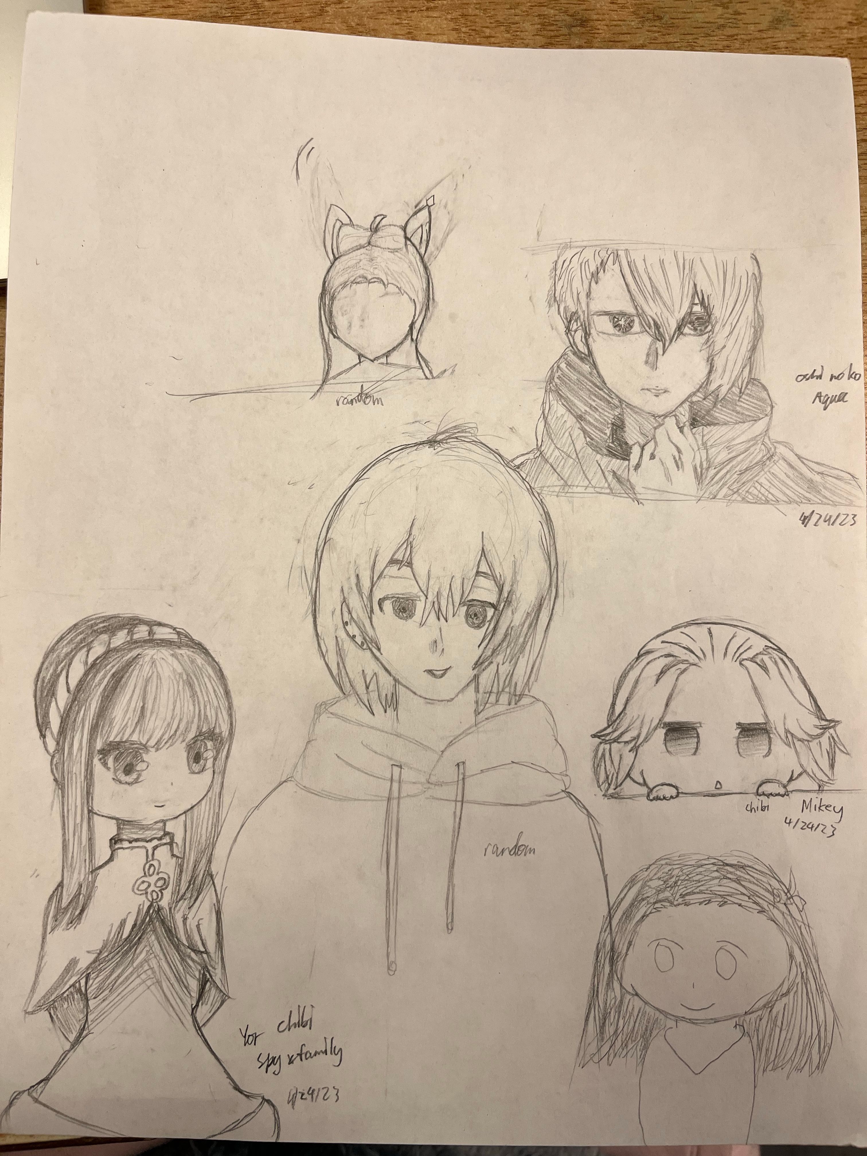 Anime drawings? | HoYoLAB