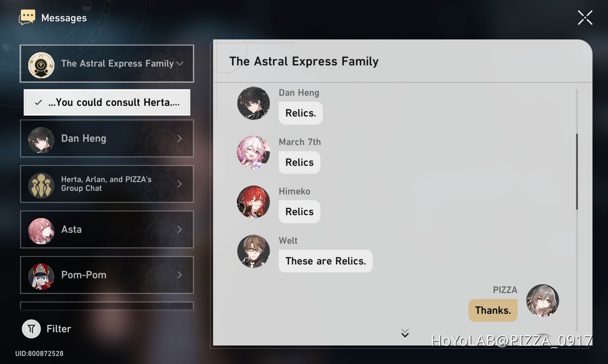 I can hear their voices through the chat...😆 Honkai: Star Rail | HoYoLAB