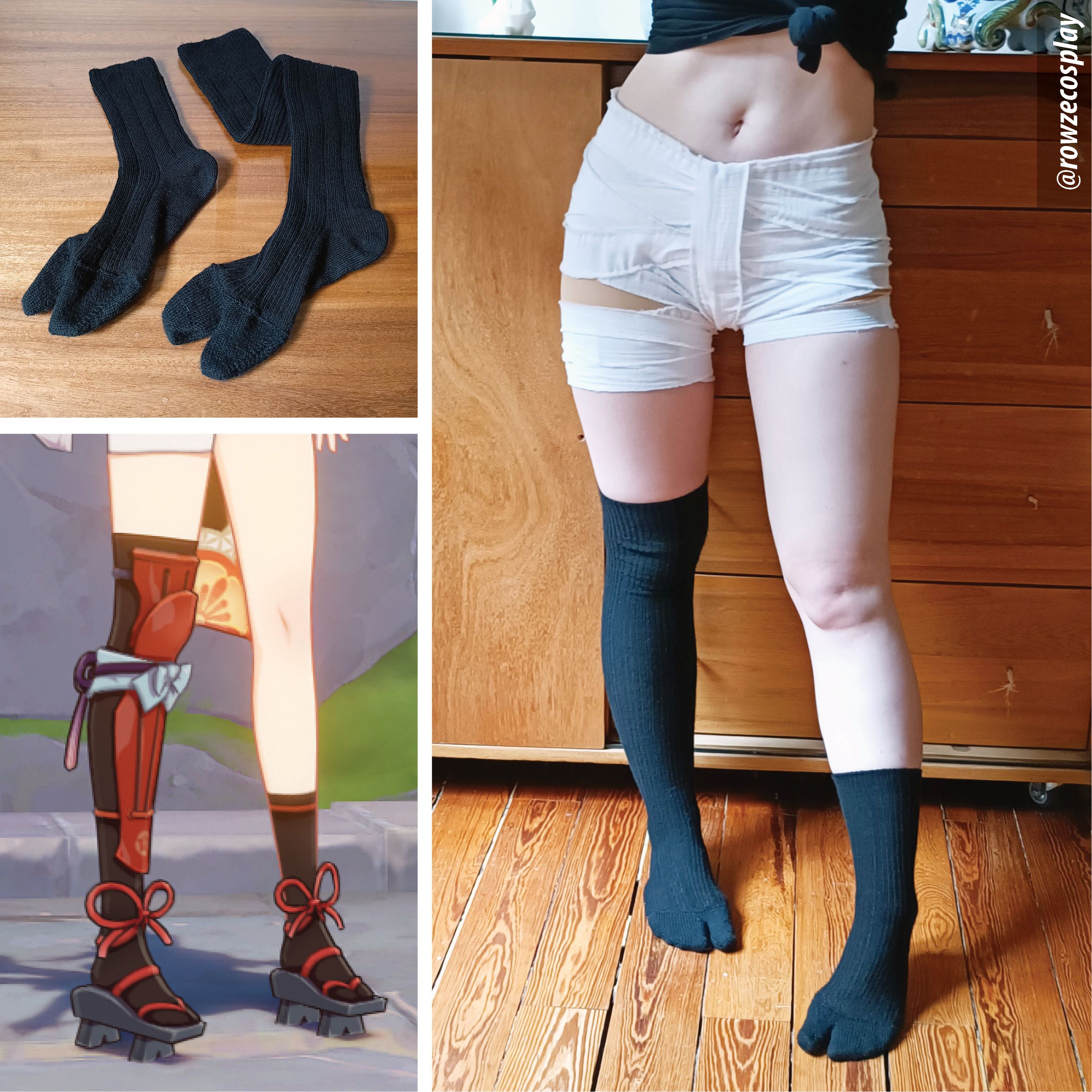 MAKING A YOIMIYA COSPLAY - Video game vs Cosplay - Socks Genshin Impact ...
