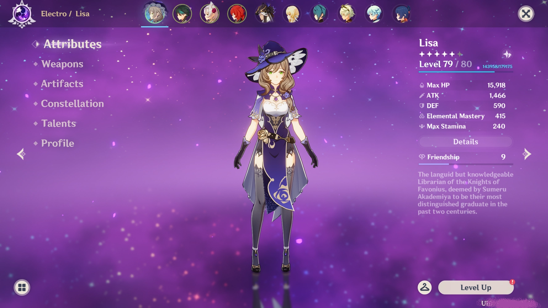 My Lisa build :3 Genshin Impact | HoYoLAB