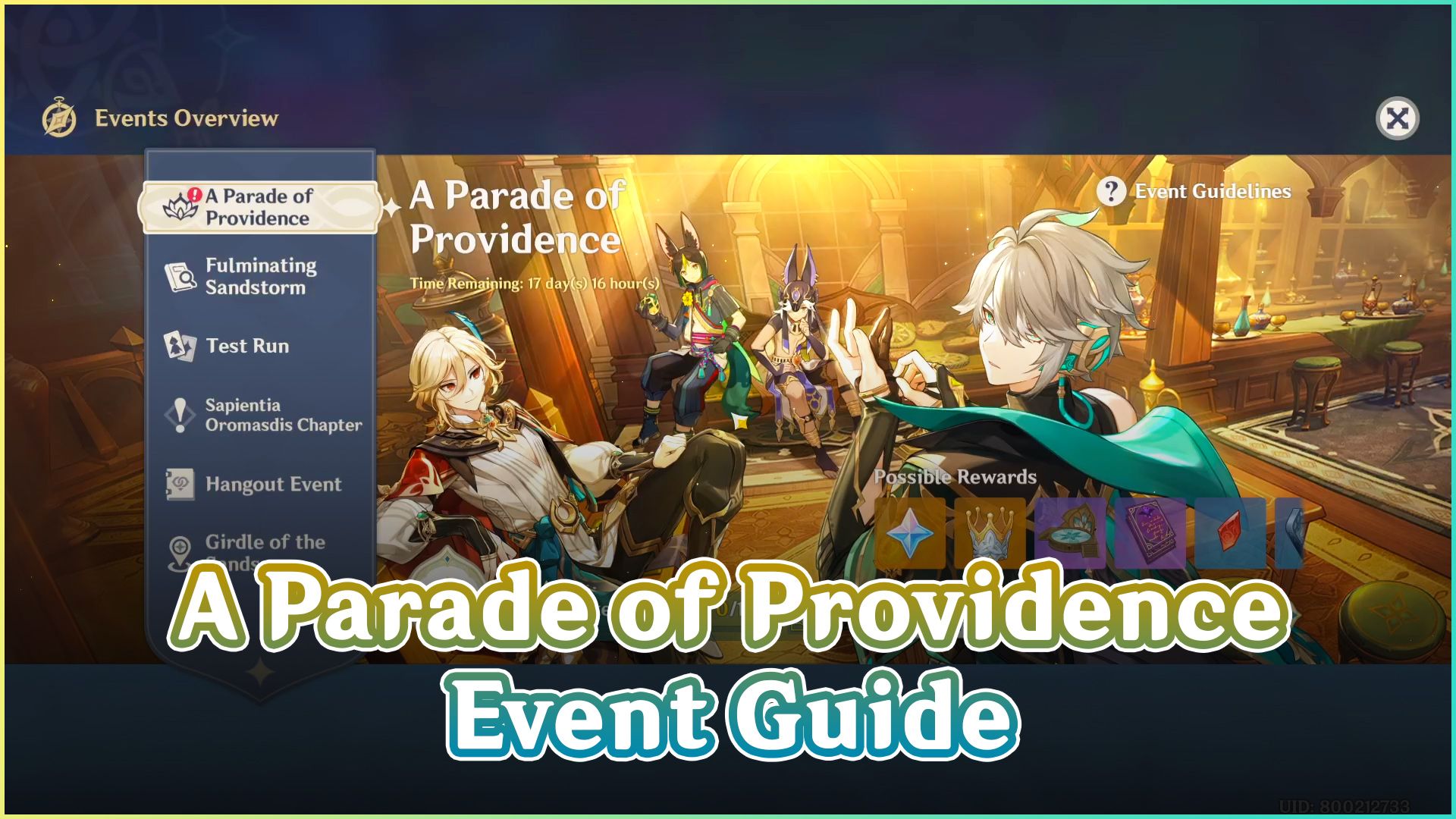 [V3.6] A Parade of Providence Event Guide | 900+ Primogems (Updated for ...