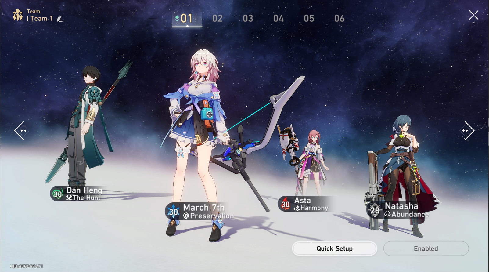 Honaki Star Rail Progression - My First Team Honkai: Star Rail | HoYoLAB