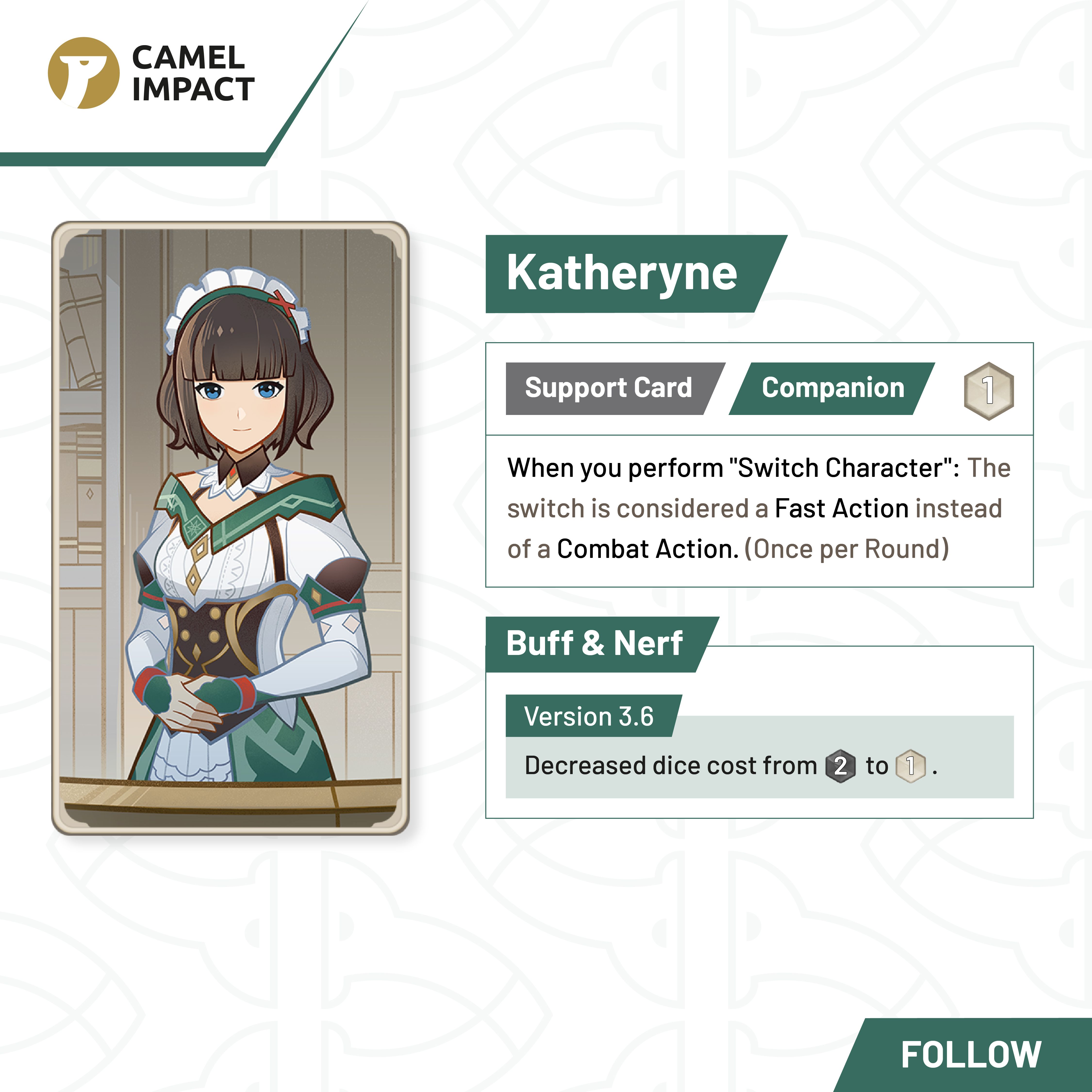 Katheryne Update Version 3.6 Genshin Impact | HoYoLAB