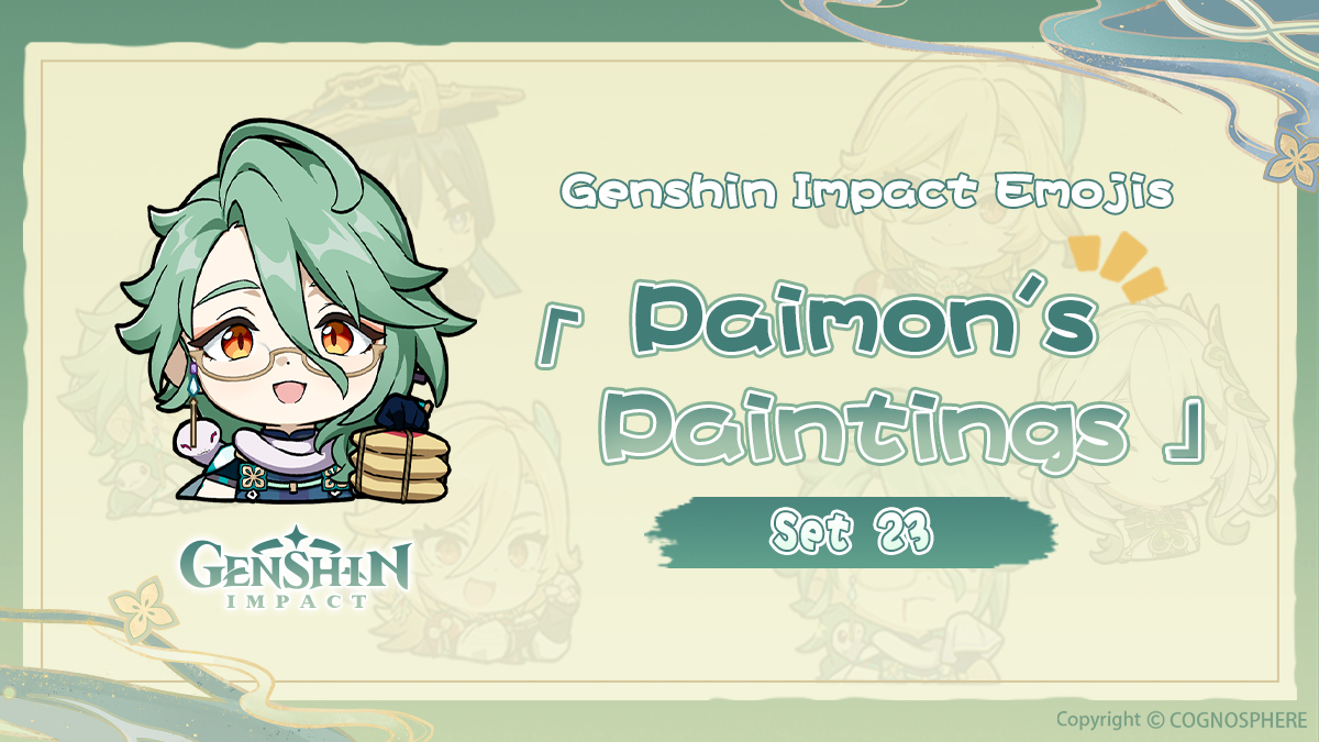 Genshin Impact ｜ Paimon's Paintings XXIII Emojis Now Available! Genshin ...