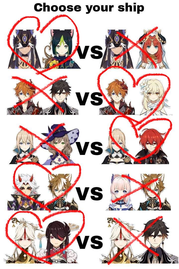 My fav ships Genshin Impact | HoYoLAB