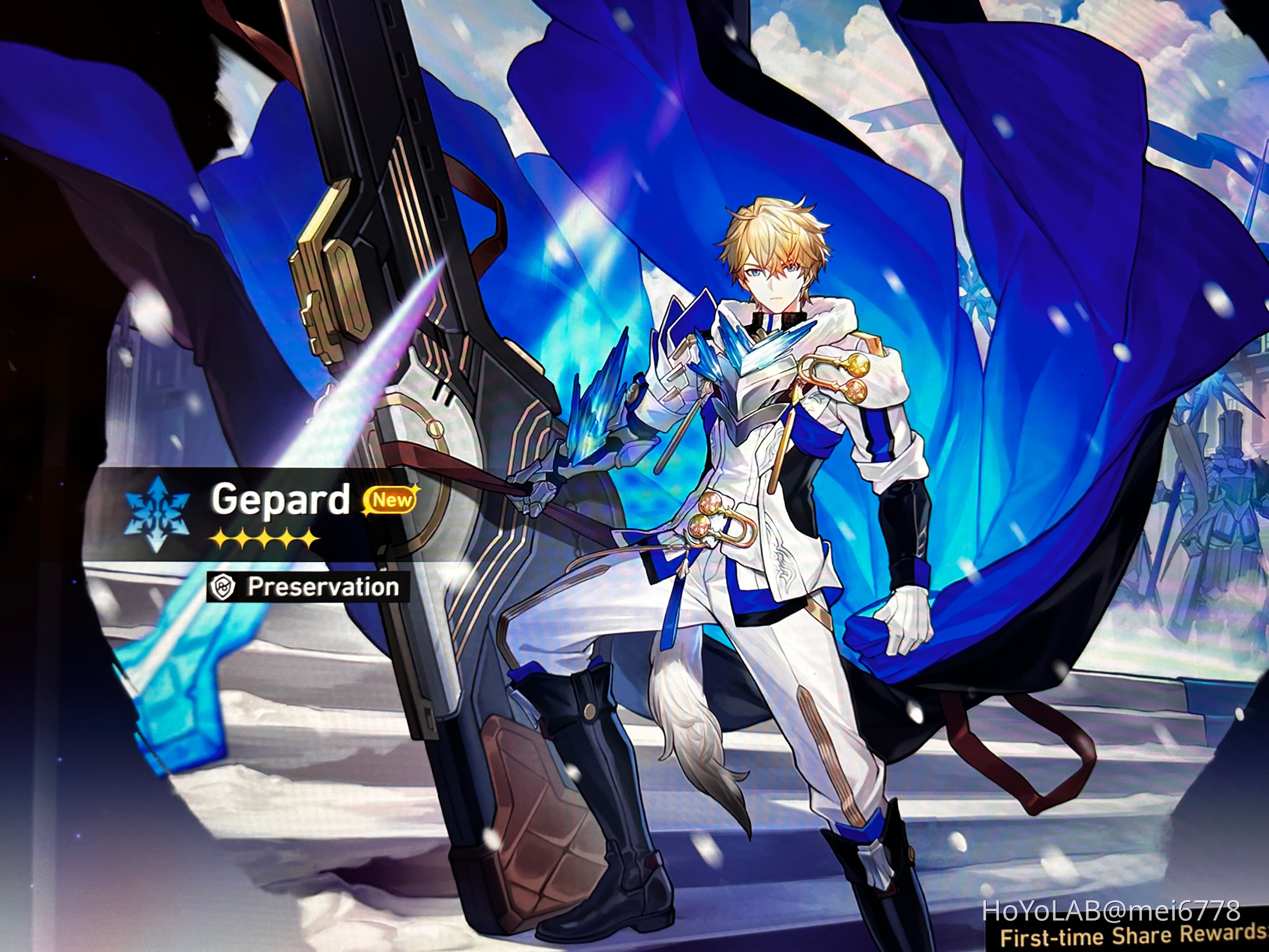 Finally got Gepard 💝 Honkai: Star Rail | HoYoLAB