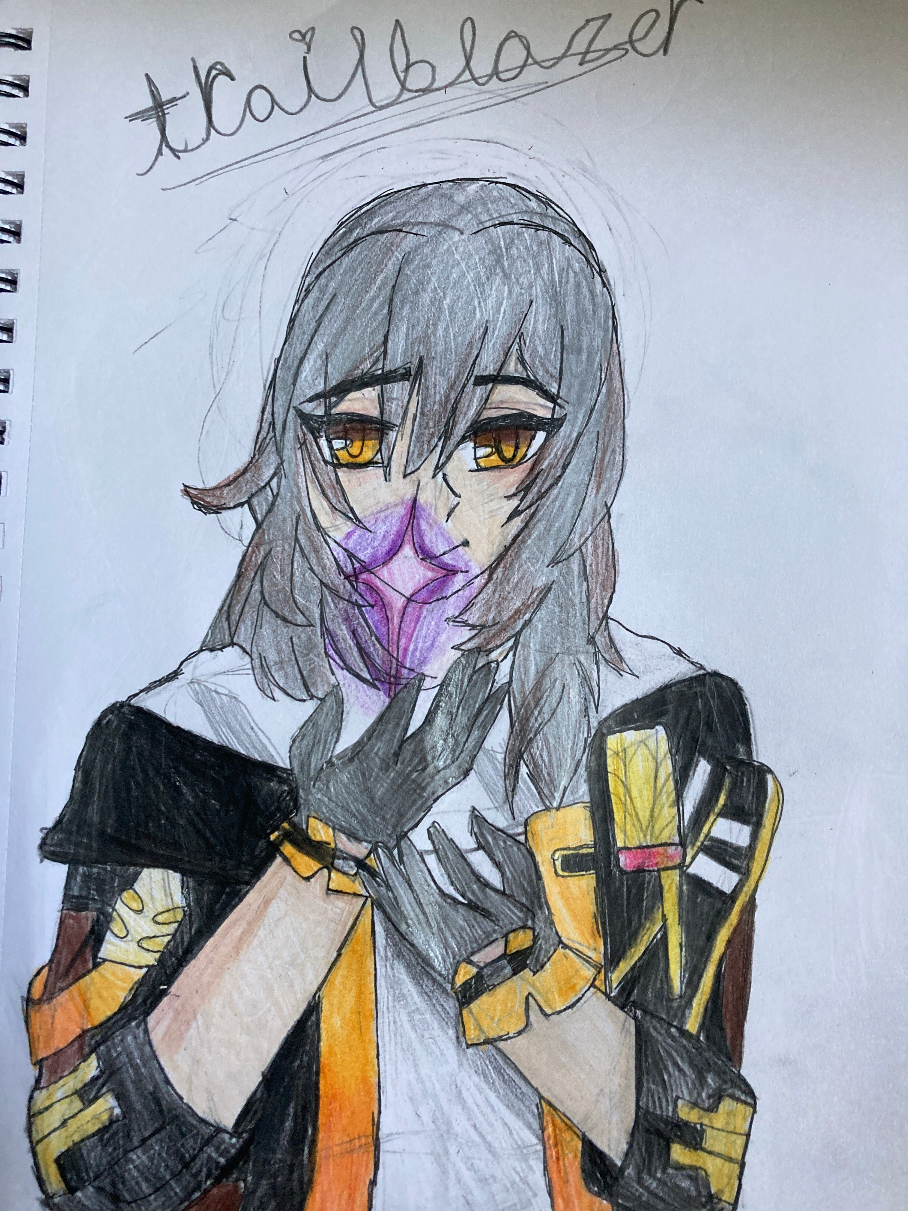 Trailblazer drawing! ☺️ Honkai: Star Rail | HoYoLAB