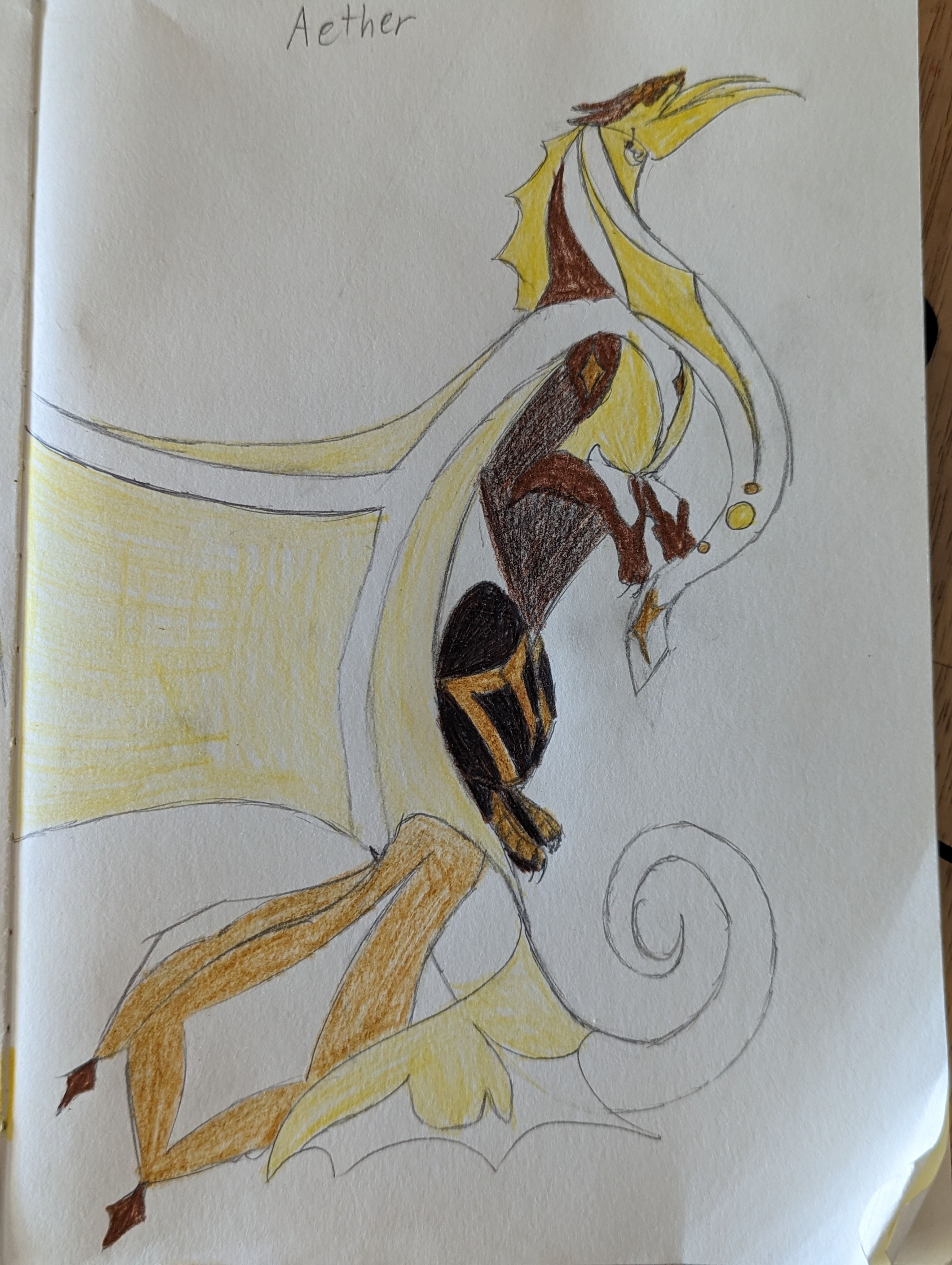 Aether as a dragon :3 Genshin Impact | HoYoLAB