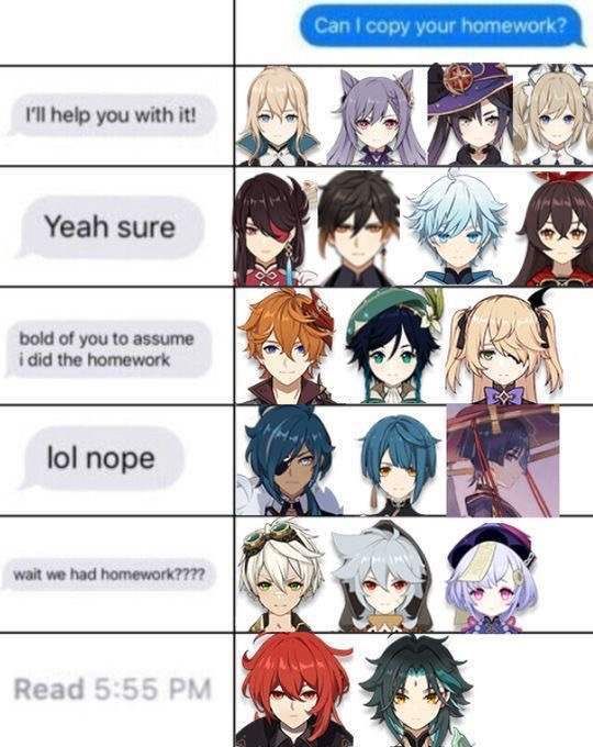 Random genshin memes Genshin Impact | HoYoLAB