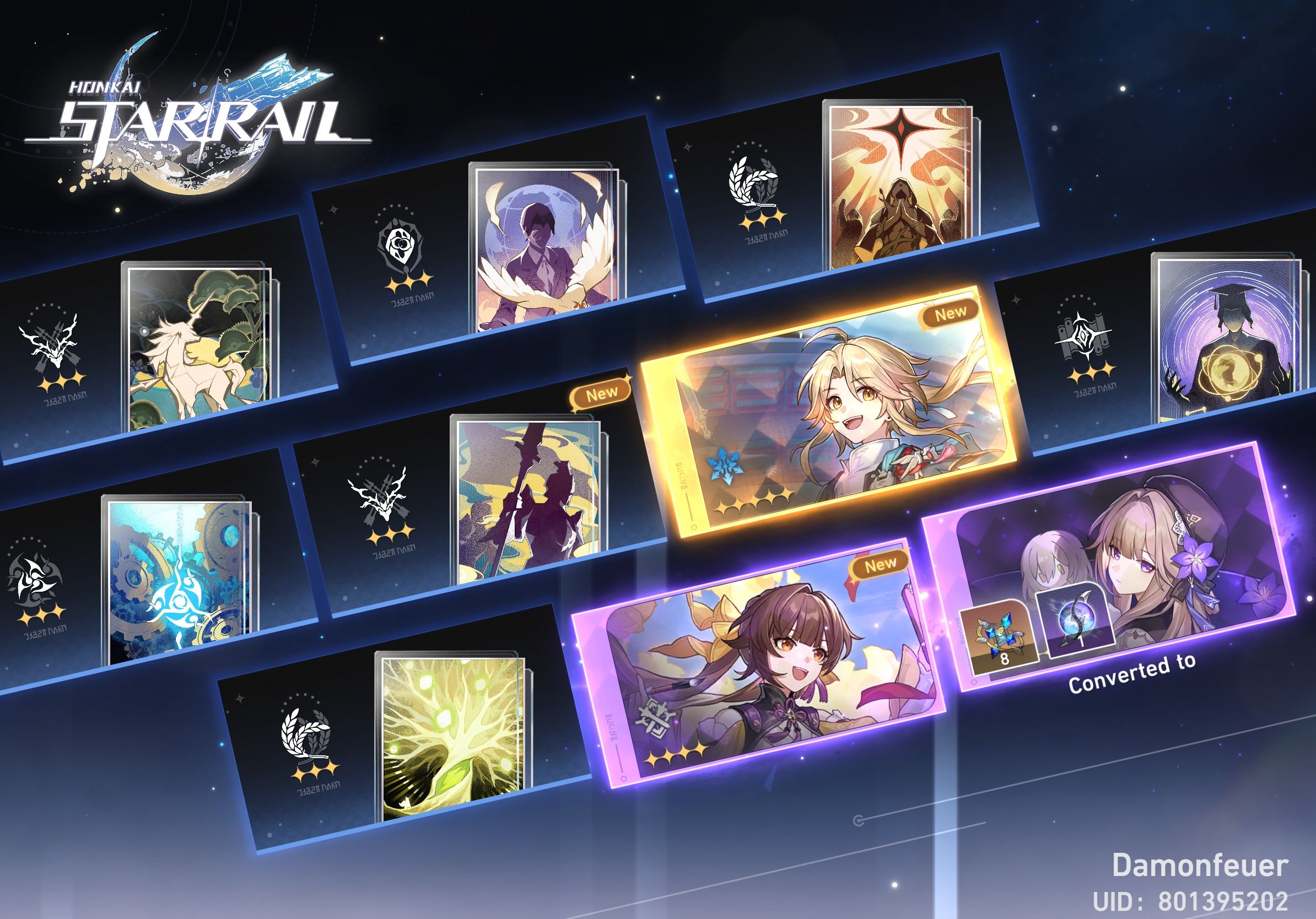 First 5 stars from free draw Honkai: Star Rail | HoYoLAB