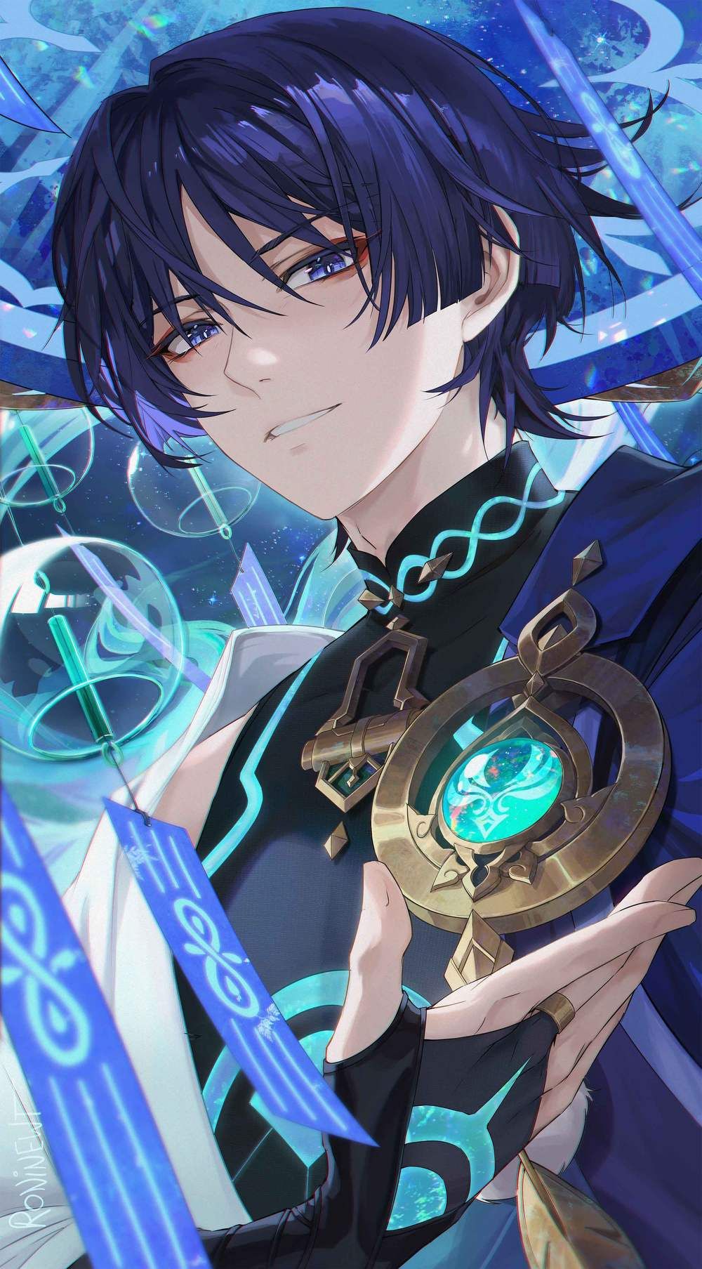 My home and lock screen for my phone. Genshin Impact | HoYoLAB