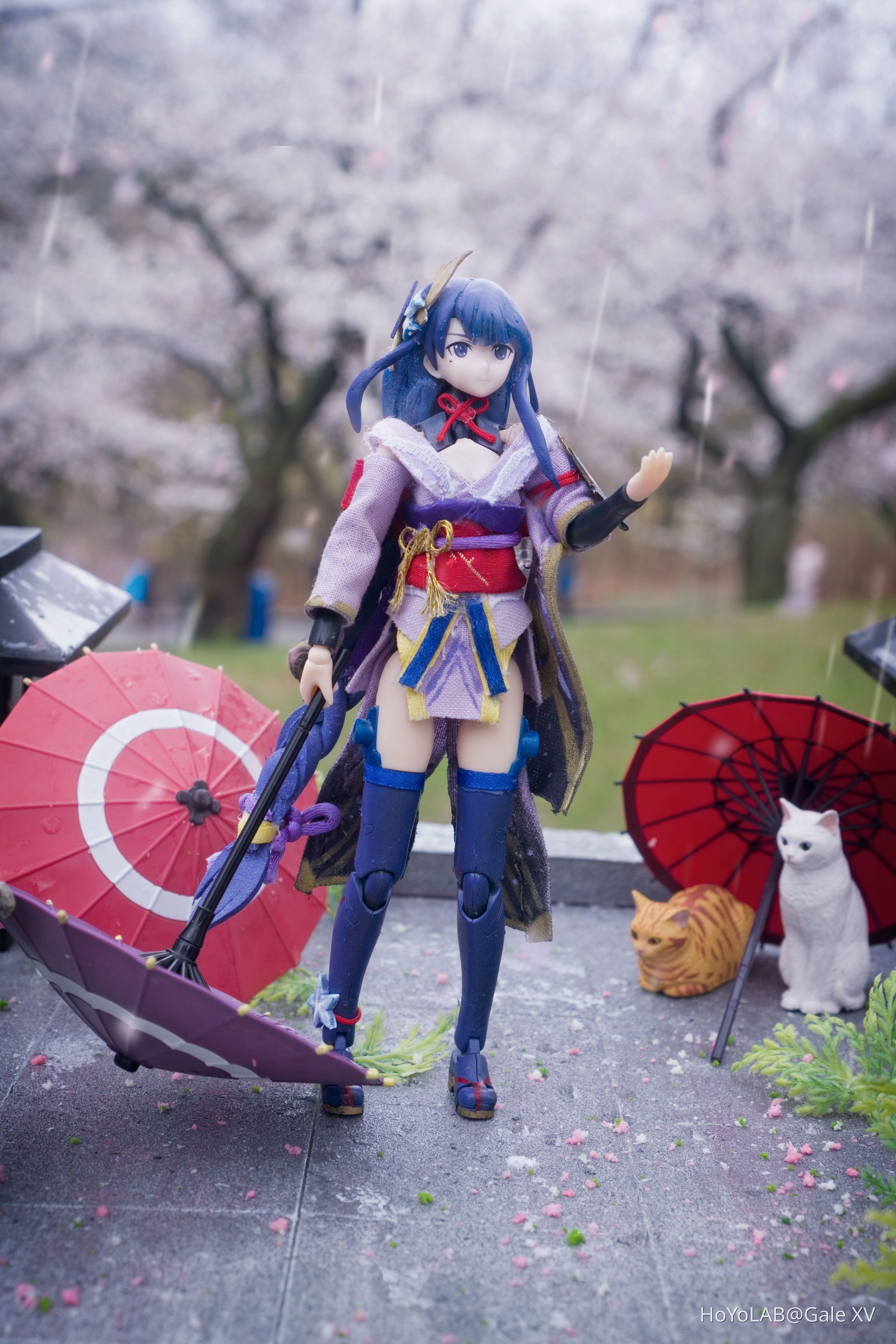 [Figure Photography] Outdoor Sakura Shoot with Raiden Shogun Genshin ...