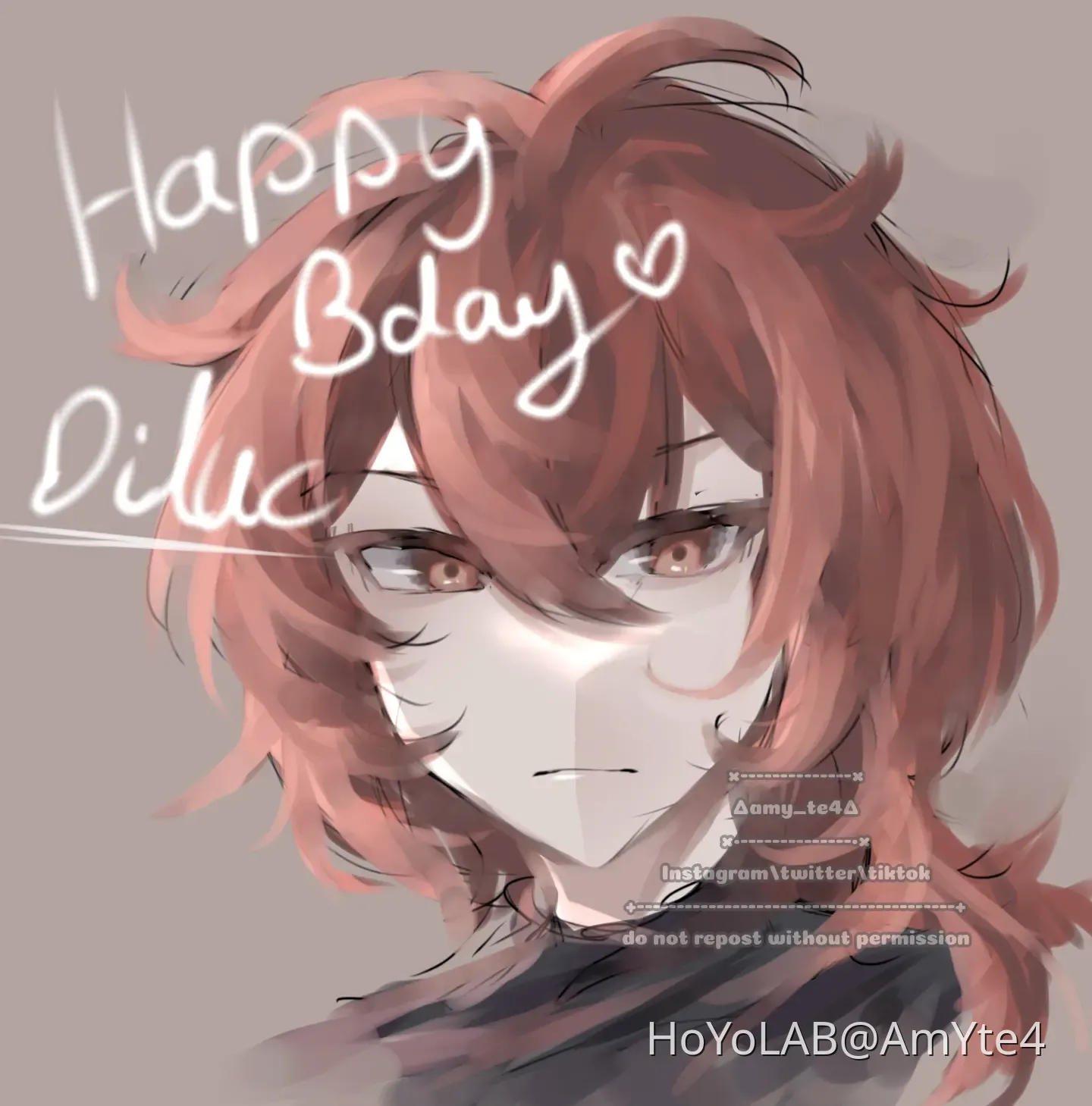 happy birthday , Diluc Genshin Impact | HoYoLAB