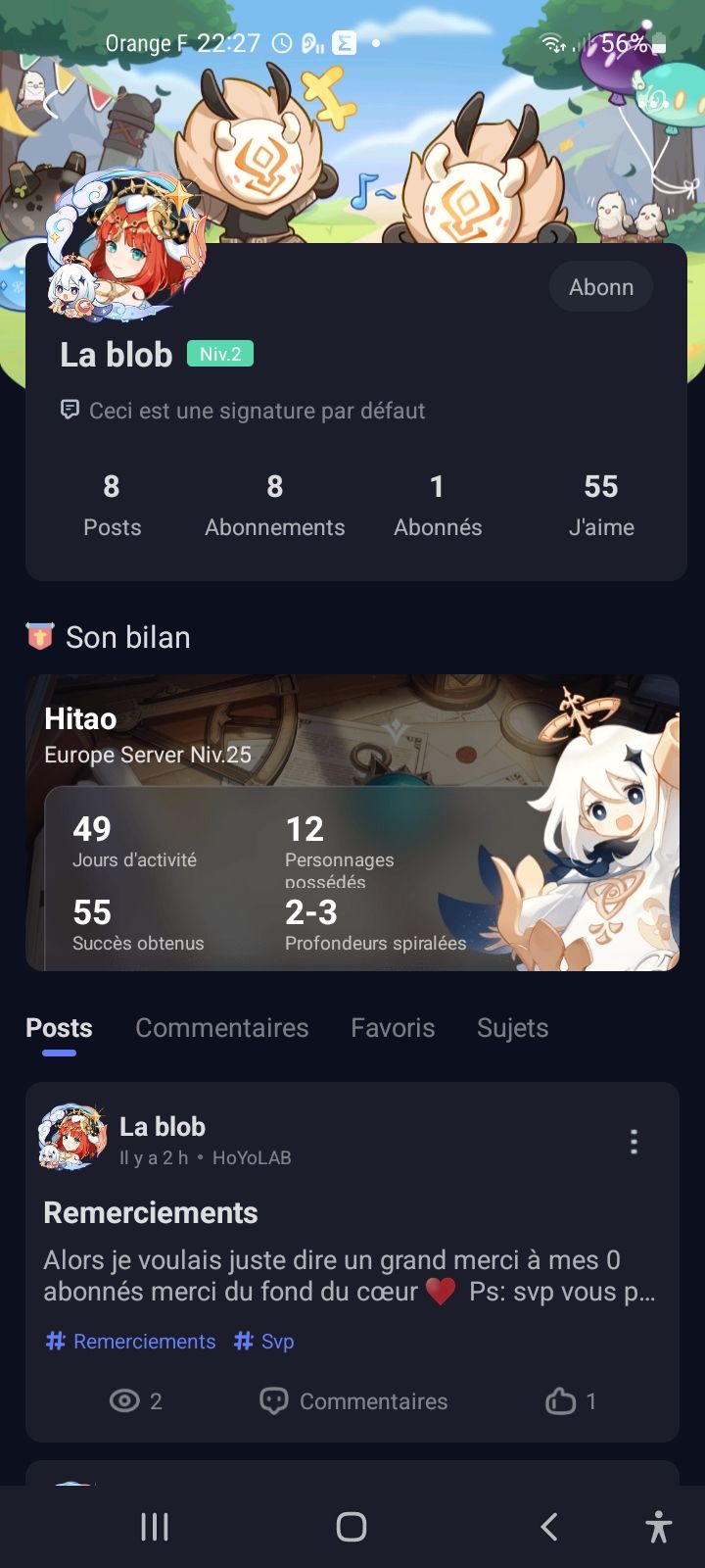 Grosse pub (encore) | HoYoLAB