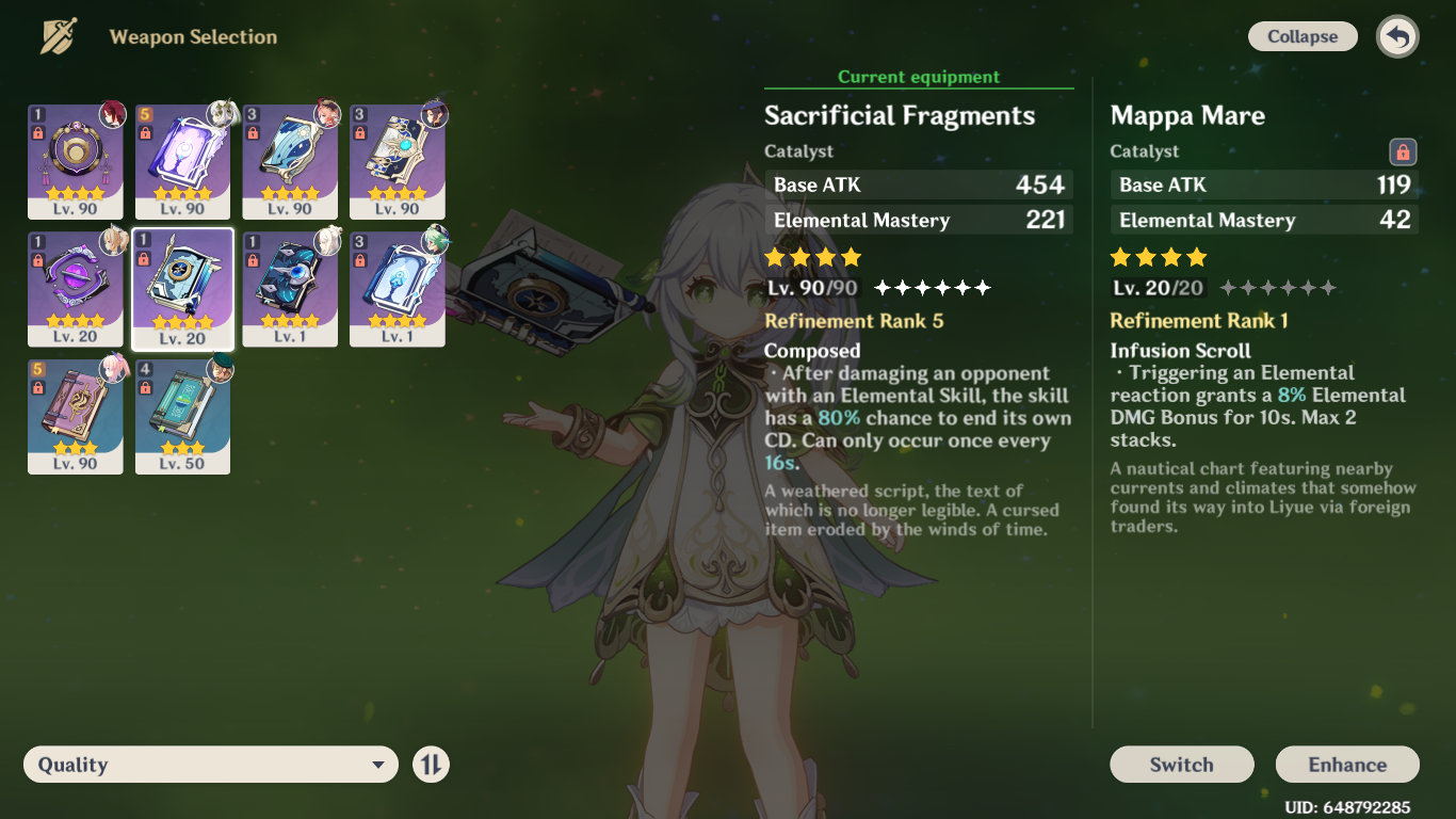 nahida weapon Genshin Impact | HoYoLAB