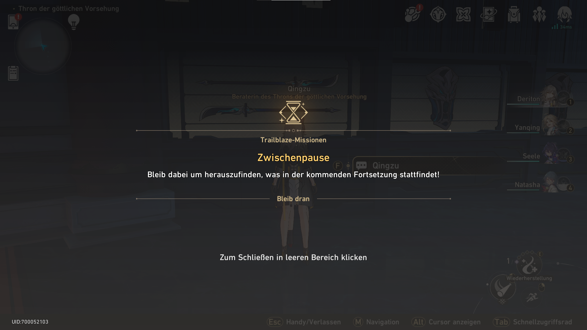 [HSR] Scheinbar für diesen Patch die Story durchgespielt Honkai: Star ...