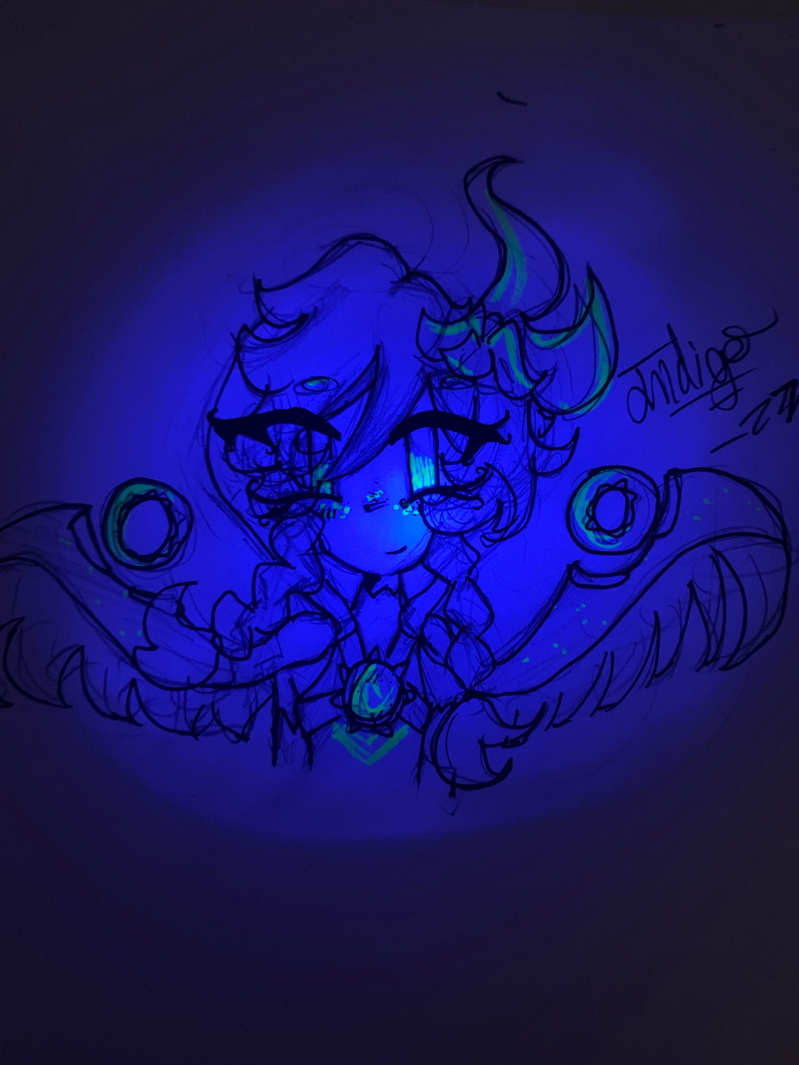 Drawing Barbatos is completely different to drawing Venti Genshin ...