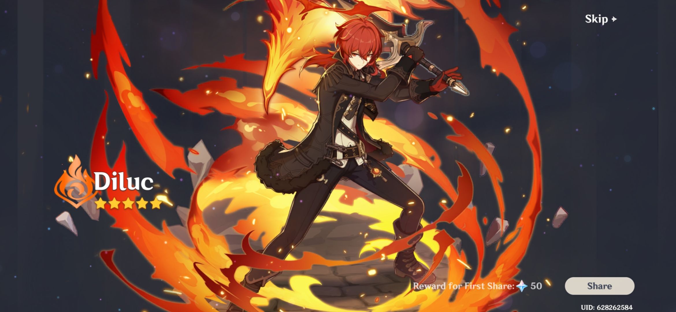 HBD Master Diluc Genshin Impact | HoYoLAB
