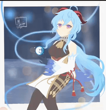 “Plenilune Gaze” Ganyu Fan art Genshin Impact | HoYoLAB