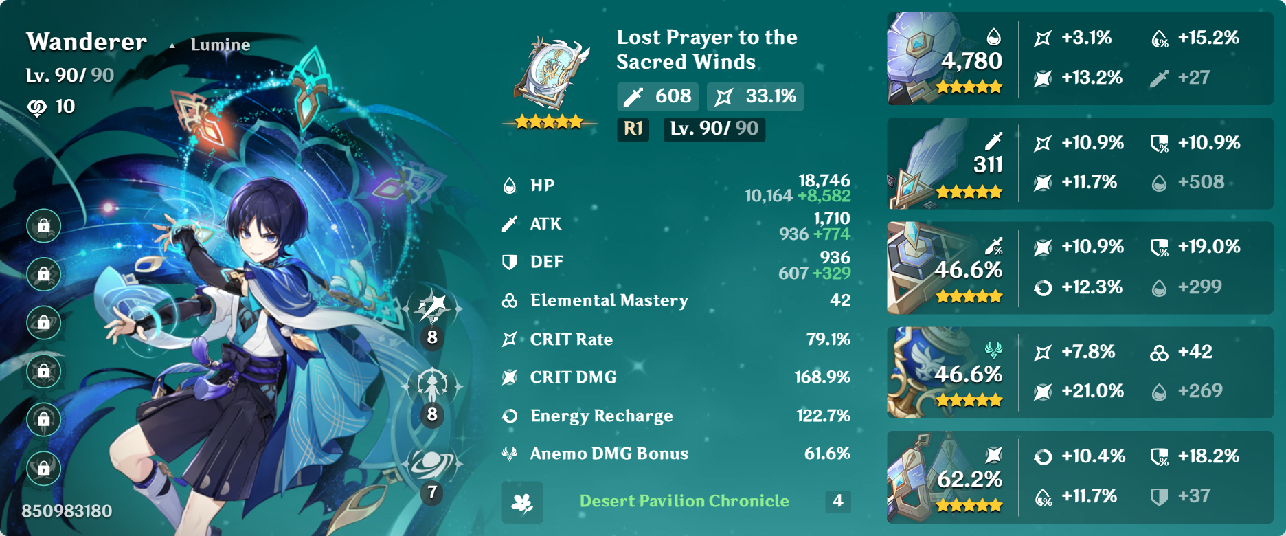 Wanderer Build Genshin Impact | HoYoLAB