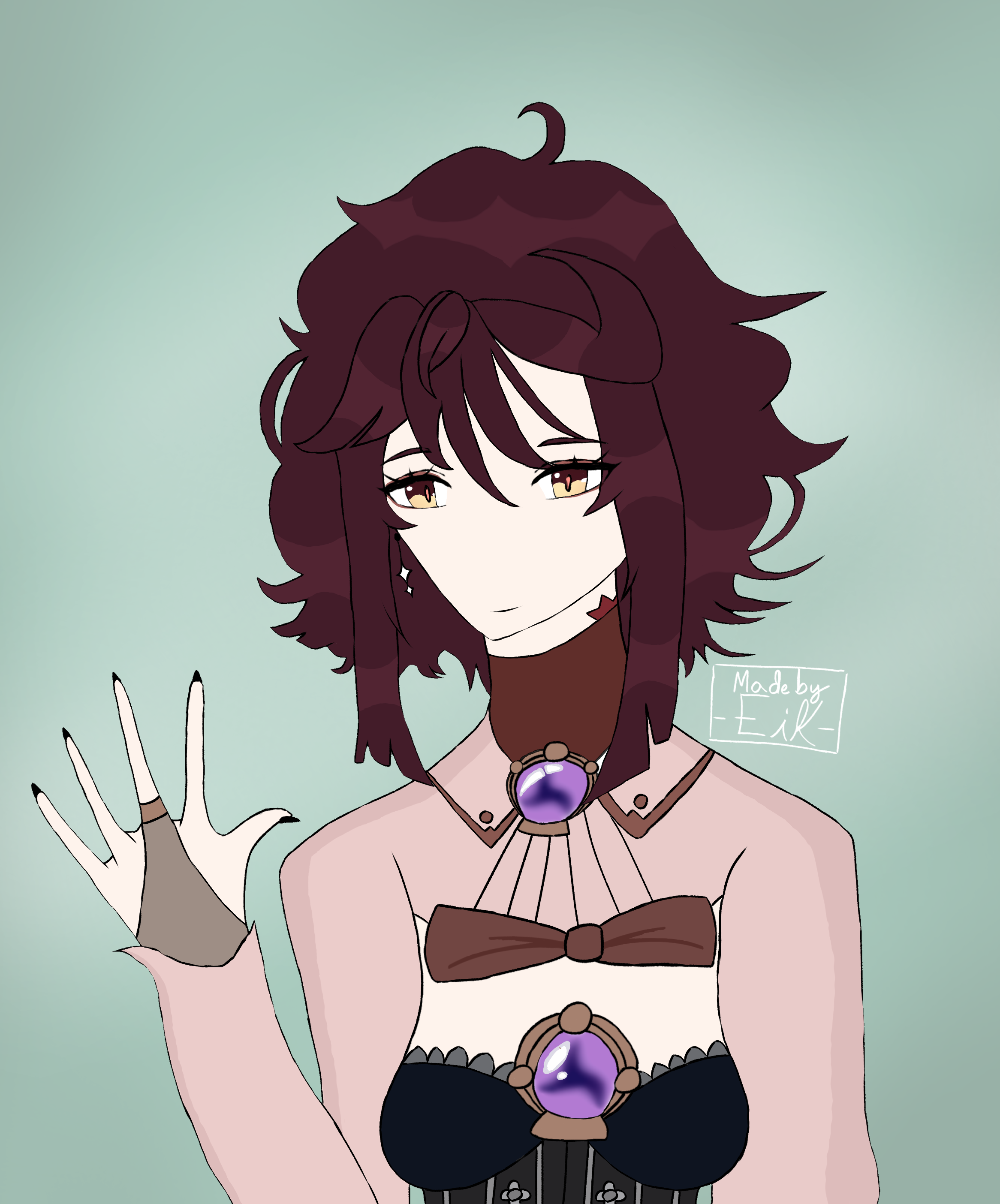 My Entry for Wolin The Collector's OC contest | HoYoLAB