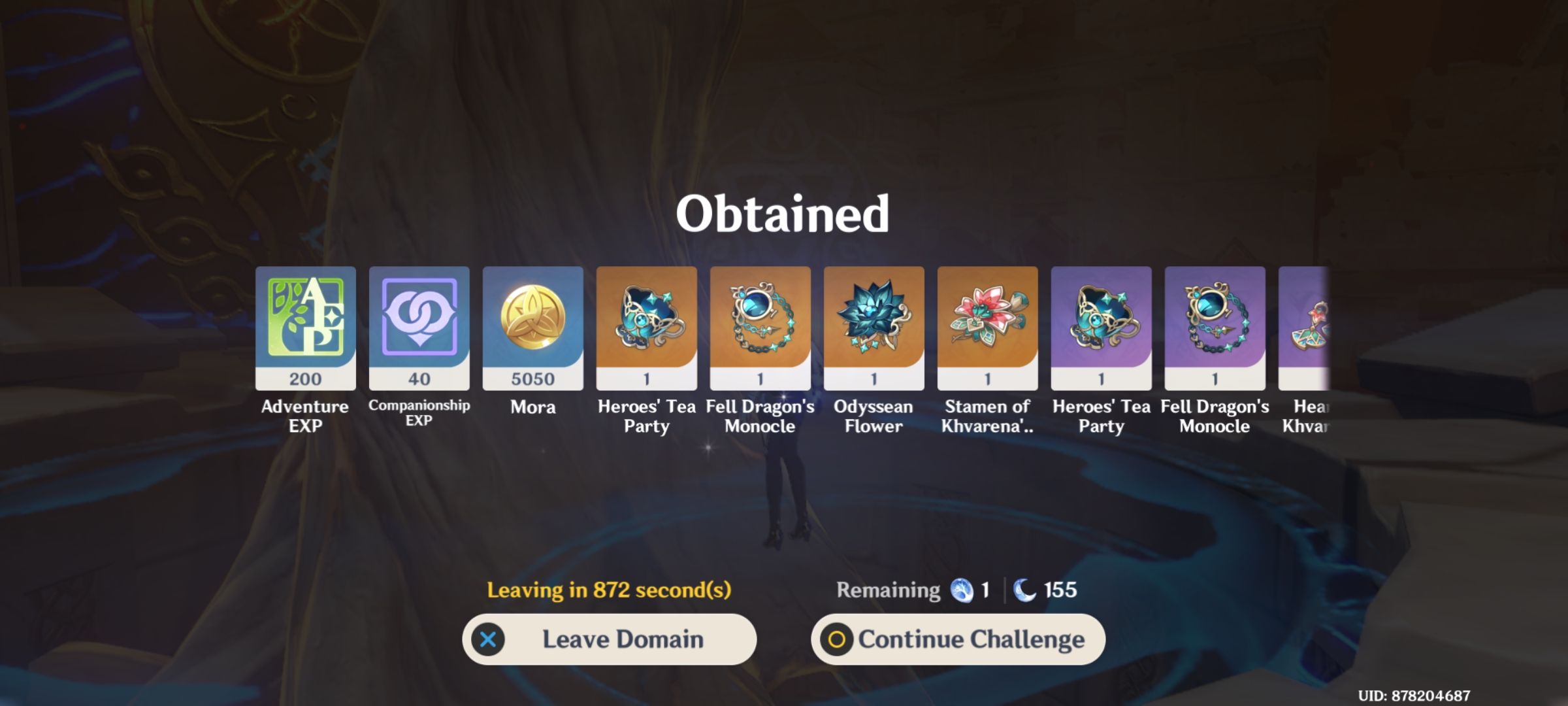 Got 4 5star artifacts at a single domain challenge💀 Genshin Impact ...