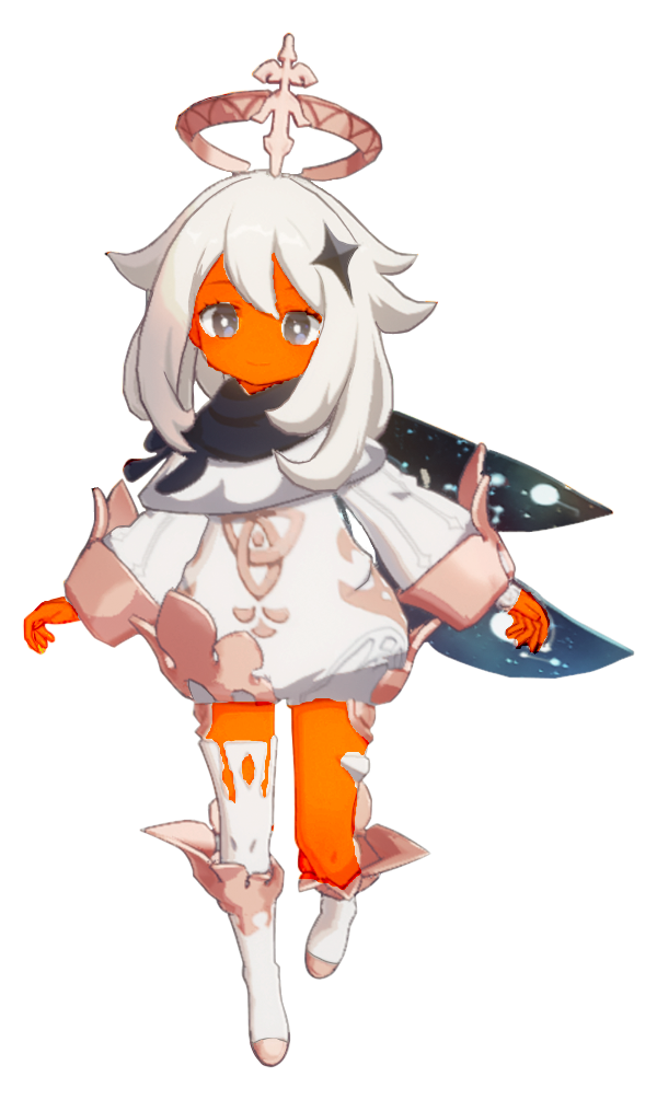 Dark skin Paimon (My last post from this series, I swear) Genshin ...