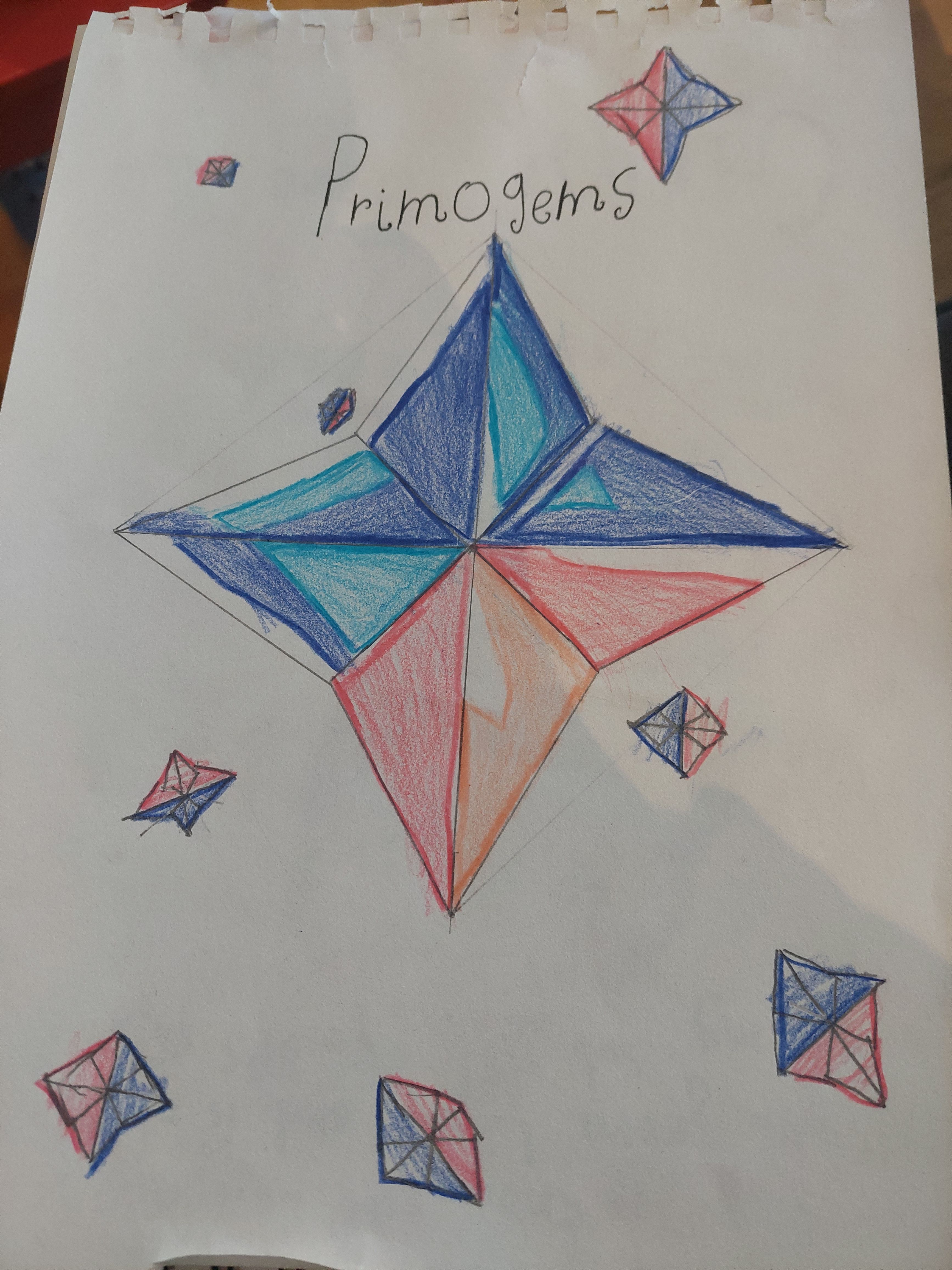 my primogem drawing Genshin Impact | HoYoLAB