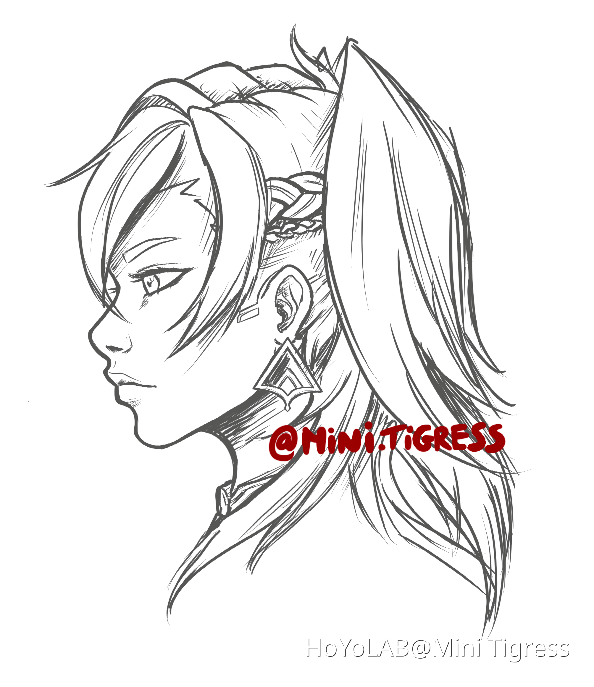 Quick Dehya sketch Genshin Impact | HoYoLAB