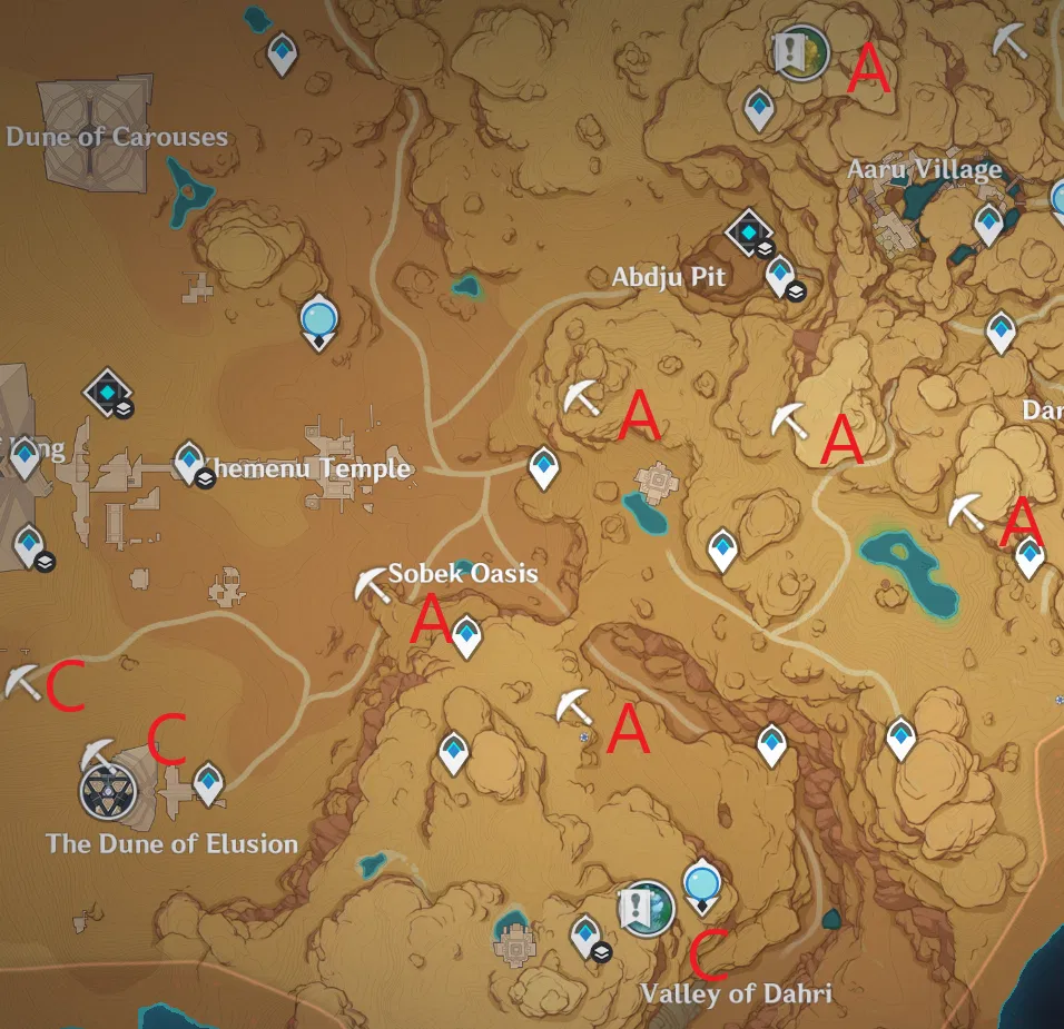 8 Sumeru Mining Outcrops a day Genshin Impact | HoYoLAB