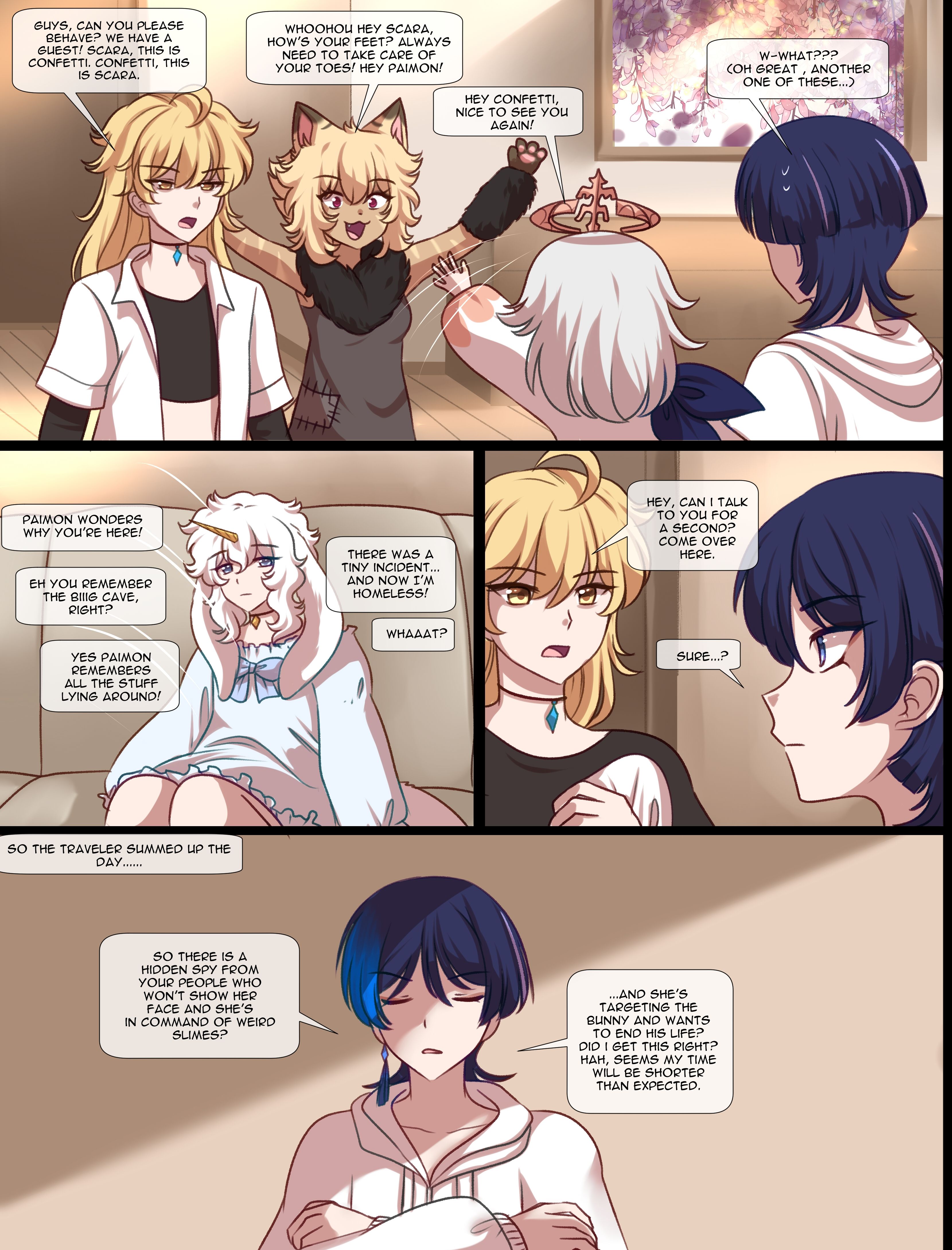 Genshin AU Fancomic-Aequilibrium Chapter 9 part 40 Genshin Impact | HoYoLAB