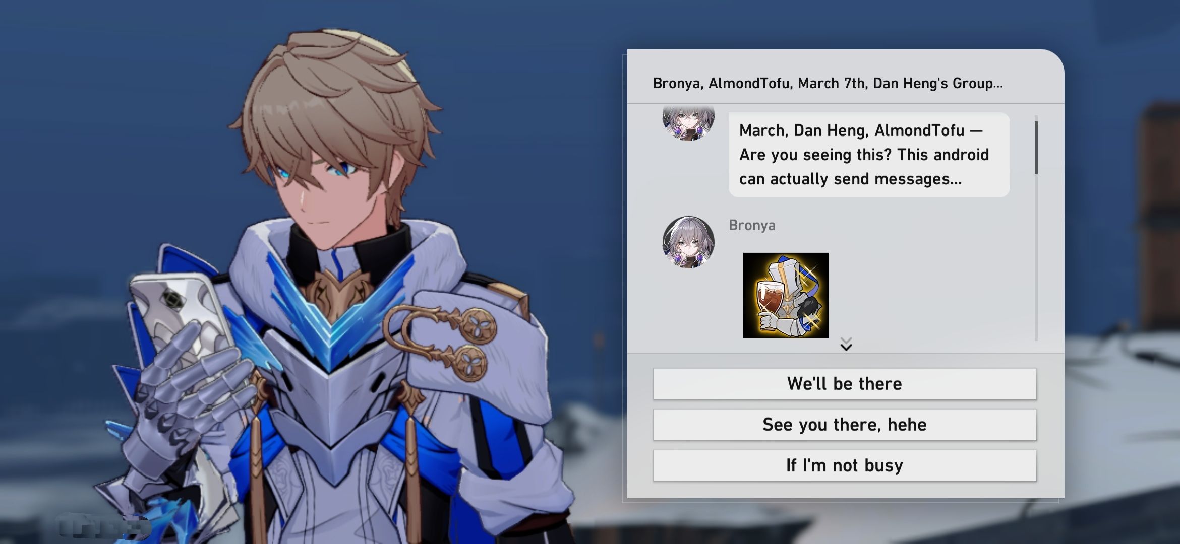 Bronya's stickers are so funny Honkai: Star Rail | HoYoLAB