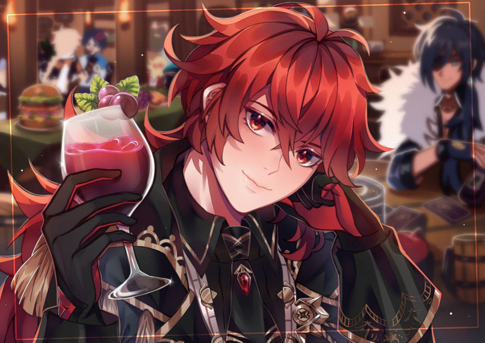 Happy birthday Diluc-danna 🍇 🍷 ️‍🔥 Genshin Impact | HoYoLAB