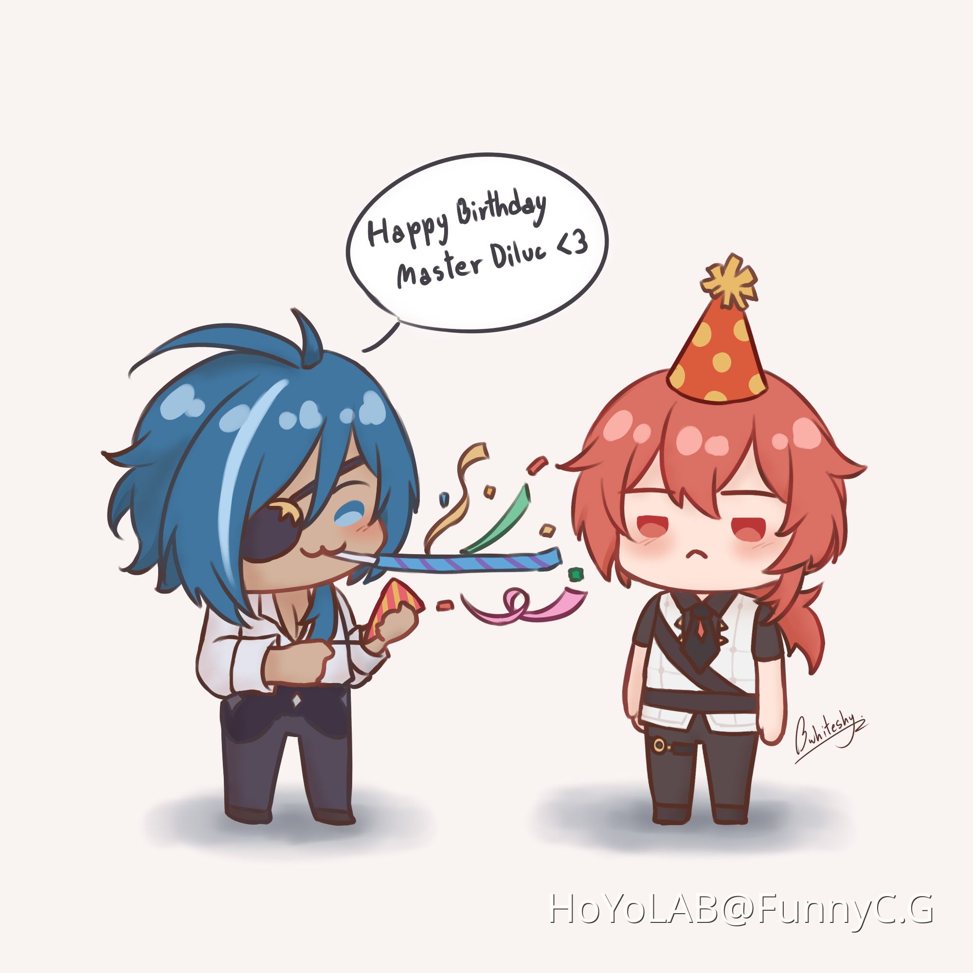 Happy Birthday Diluc!!! Genshin Impact | HoYoLAB