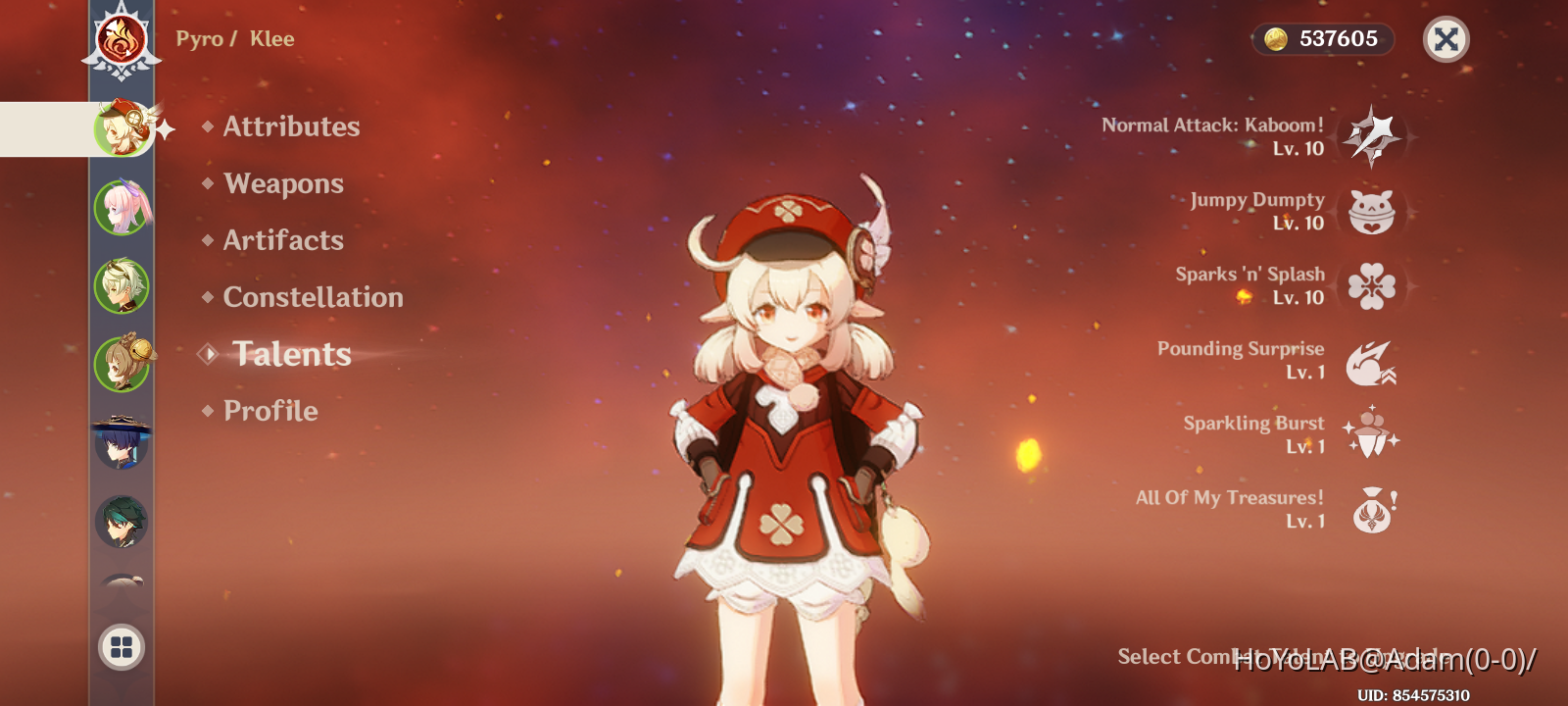 TRIPLE CROWN KLEE BABY Genshin Impact | HoYoLAB