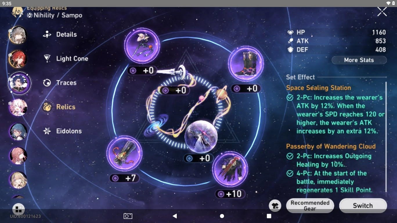 Sampo Build (Day 1) Honkai: Star Rail | HoYoLAB