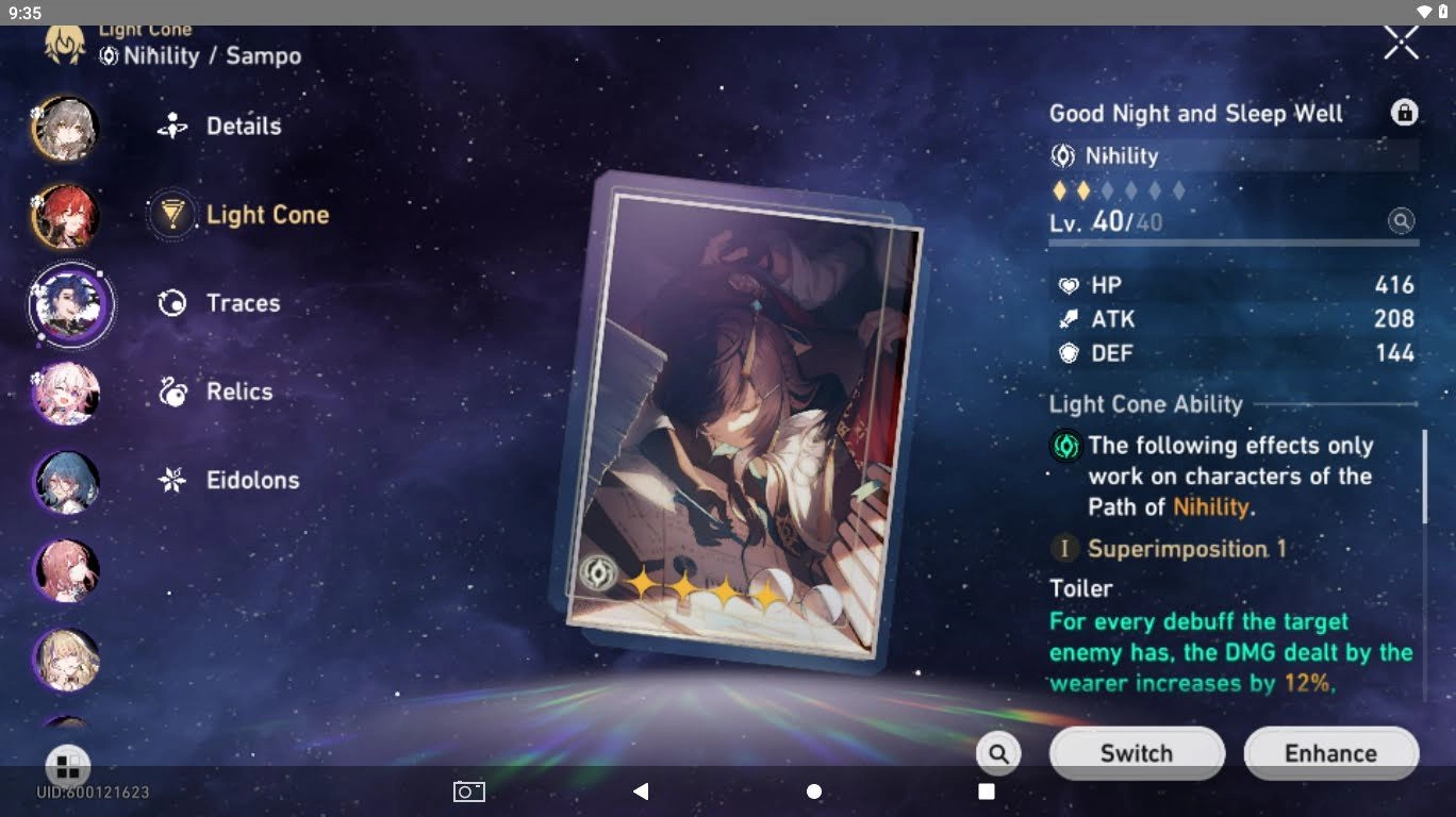 Sampo Build (Day 1) Honkai: Star Rail | HoYoLAB