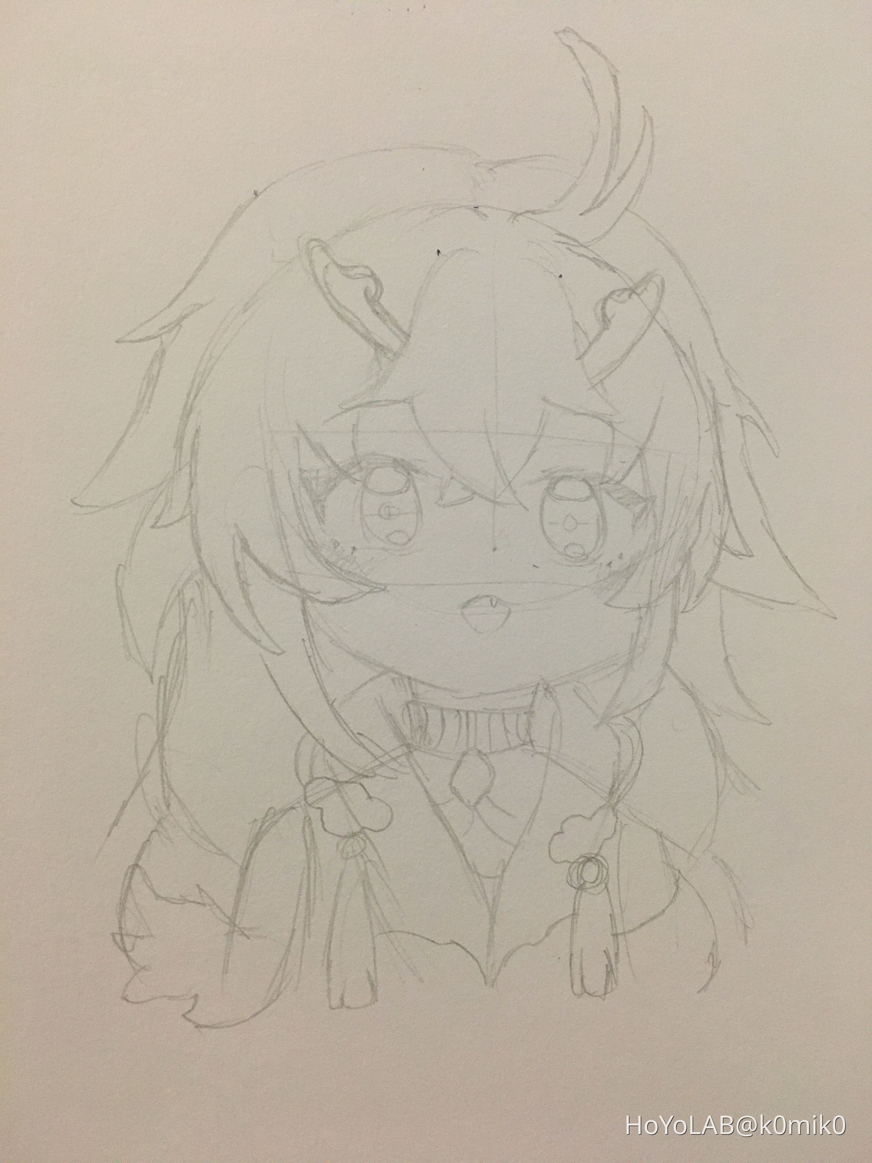 Drawing my first (and only) 5 star BAILU! Honkai: Star Rail | HoYoLAB