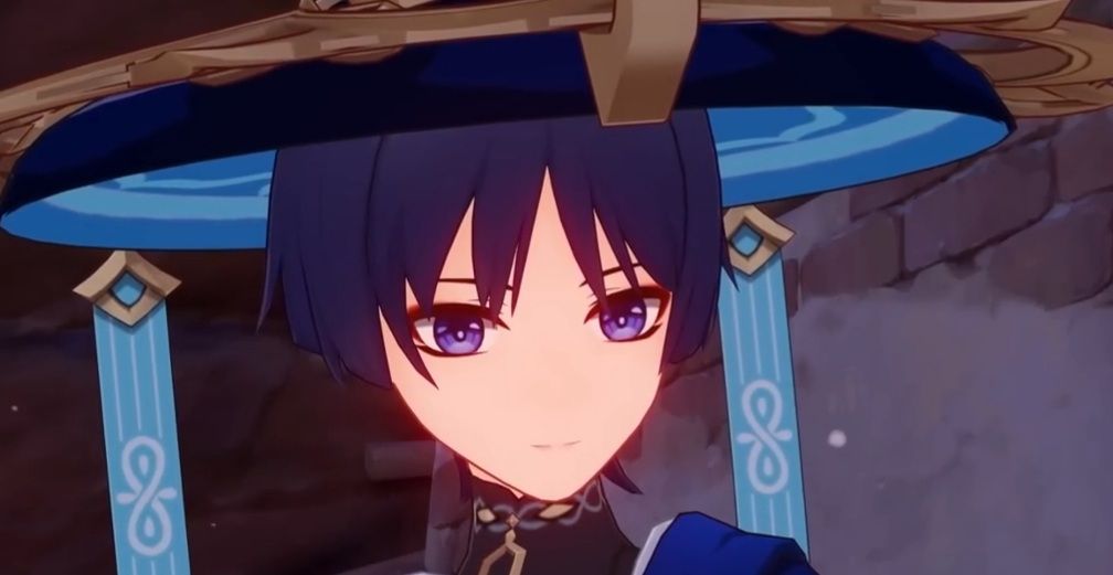 look at the hatguy smile Genshin Impact | HoYoLAB
