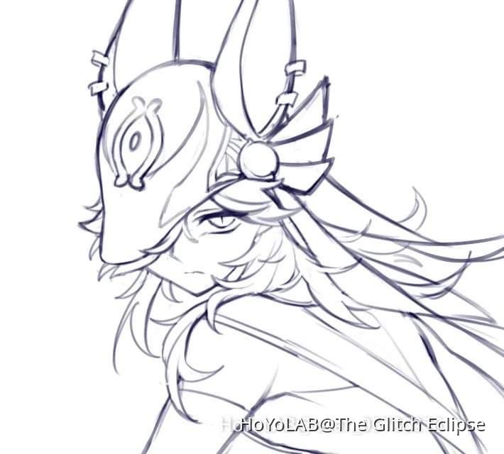 Cyno colouring 💜💛🖤 Genshin Impact | HoYoLAB