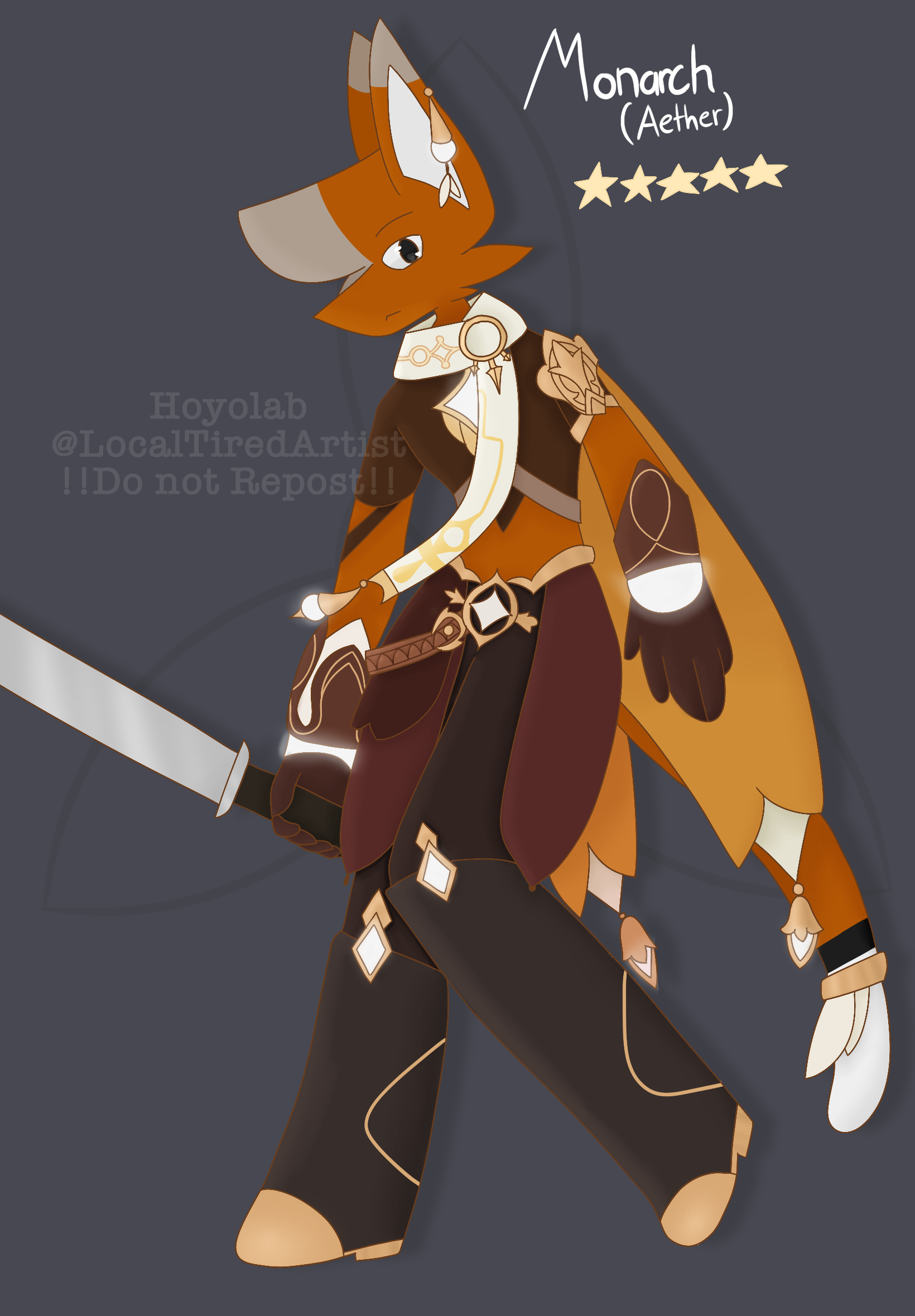 My Main OC As Aether Genshin Impact | HoYoLAB