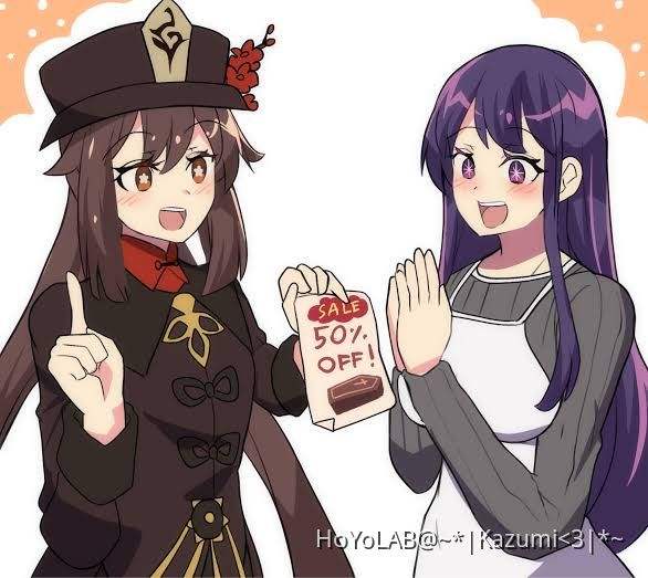 Hu Tao and Ai Hoshino Genshin Impact | HoYoLAB